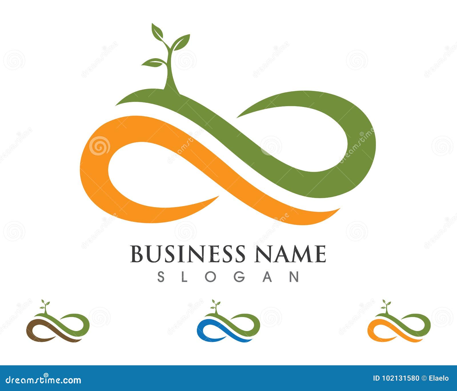 Infinito Logo Template ilustración del vector. Ilustración de sano ...
