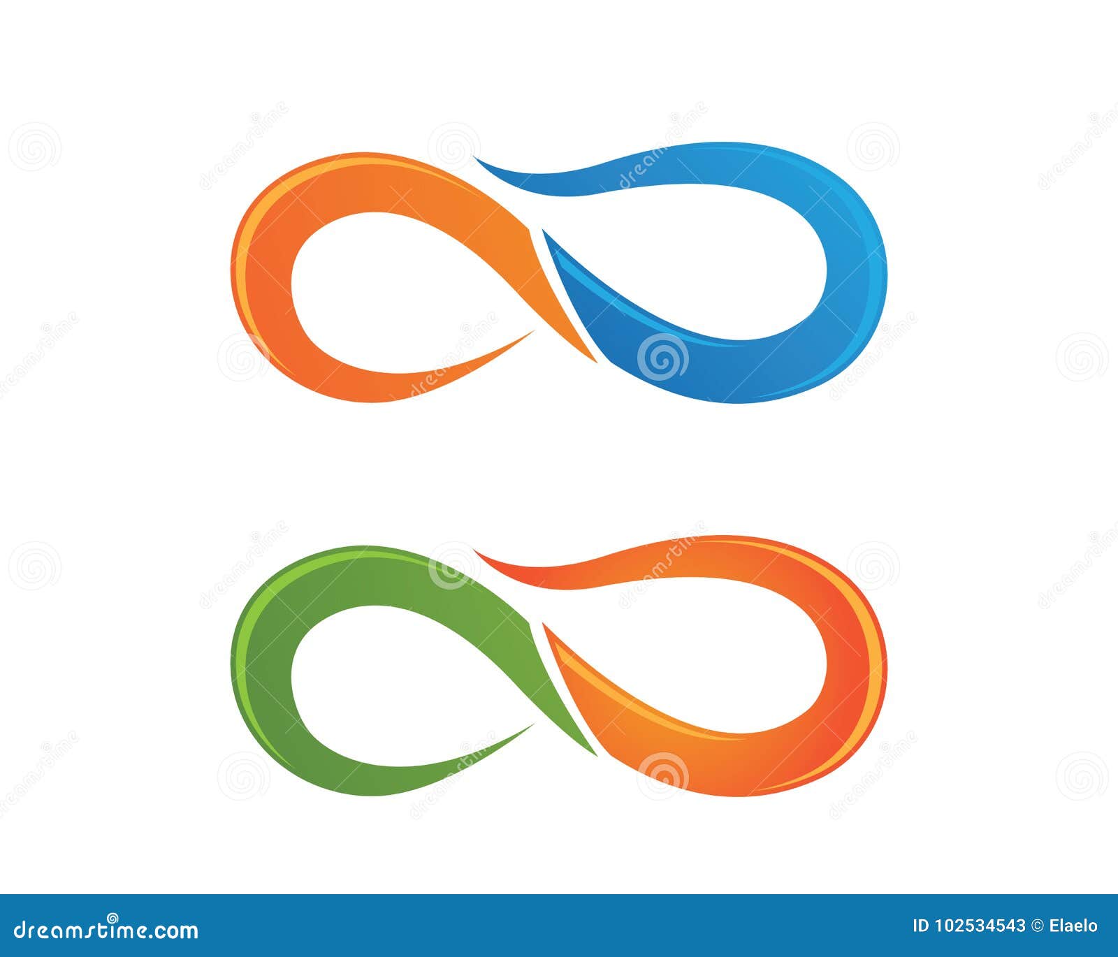 Infinito Logo Template illustrazione vettoriale. Illustrazione di ...