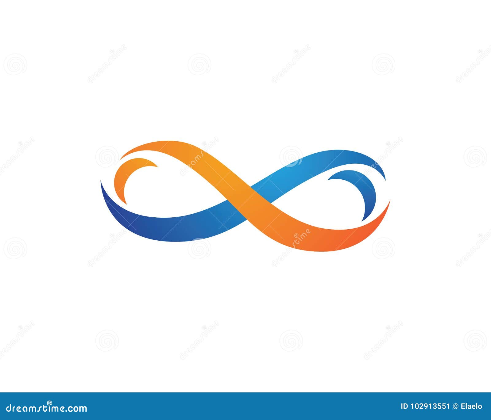 Infinito Logo Template stock de ilustración. Ilustración de cinta ...