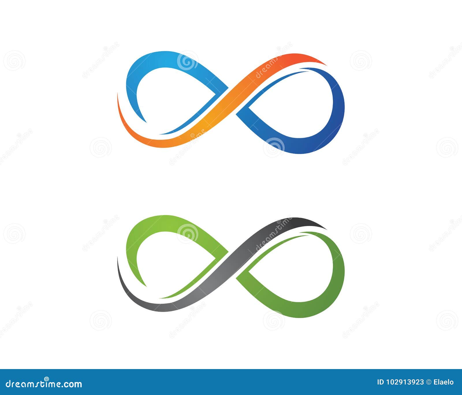 Infinito Logo Template stock de ilustración. Ilustración de muestra ...