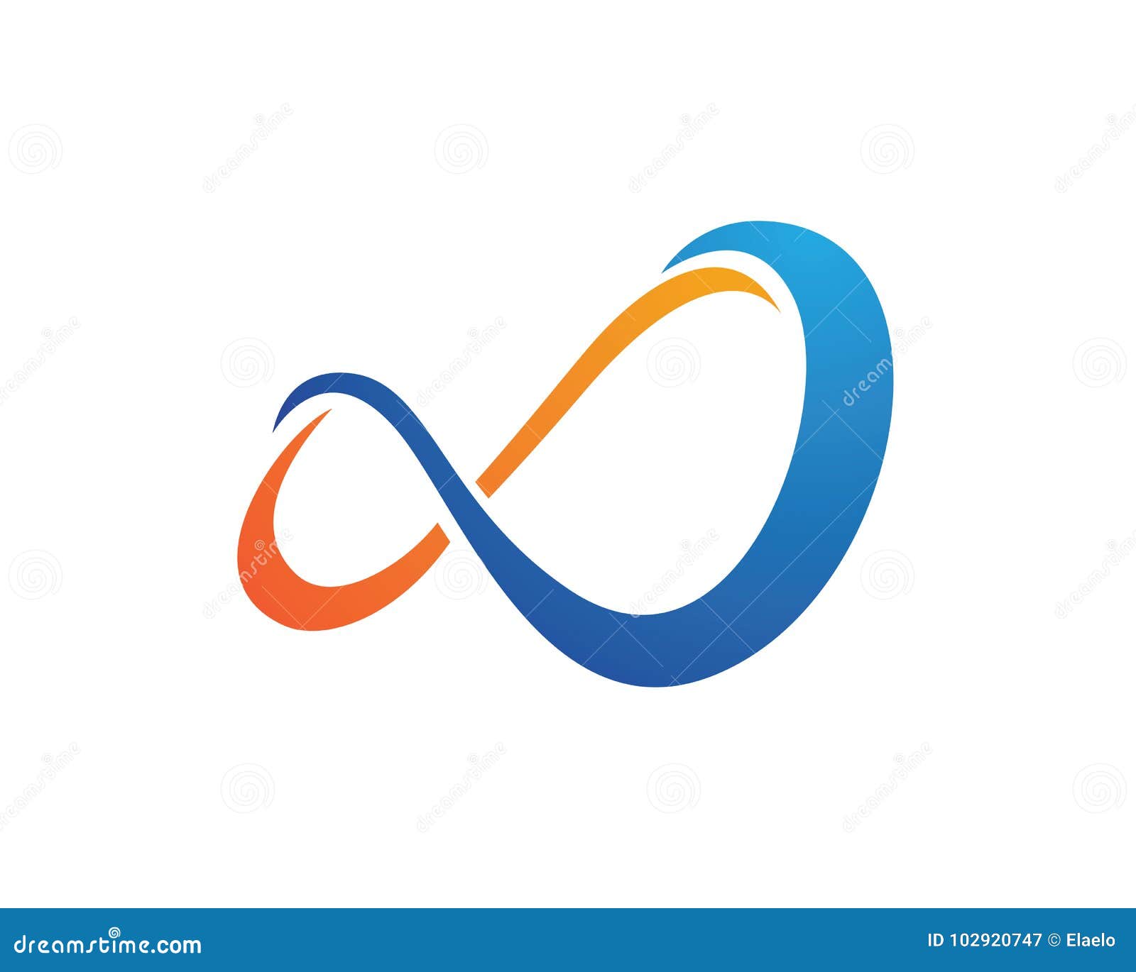 Infinito Logo Template illustrazione vettoriale. Illustrazione di ...