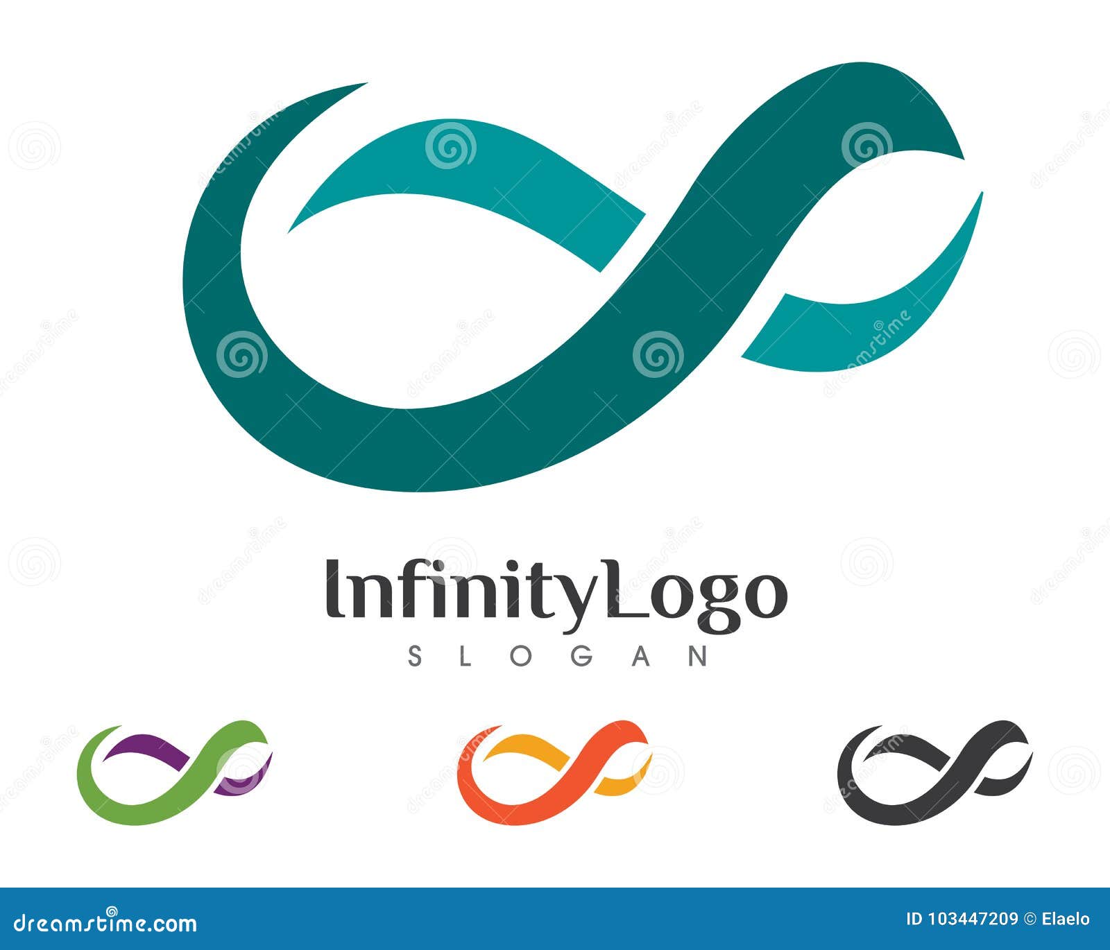 Infinito Logo Template illustrazione vettoriale. Illustrazione di ...