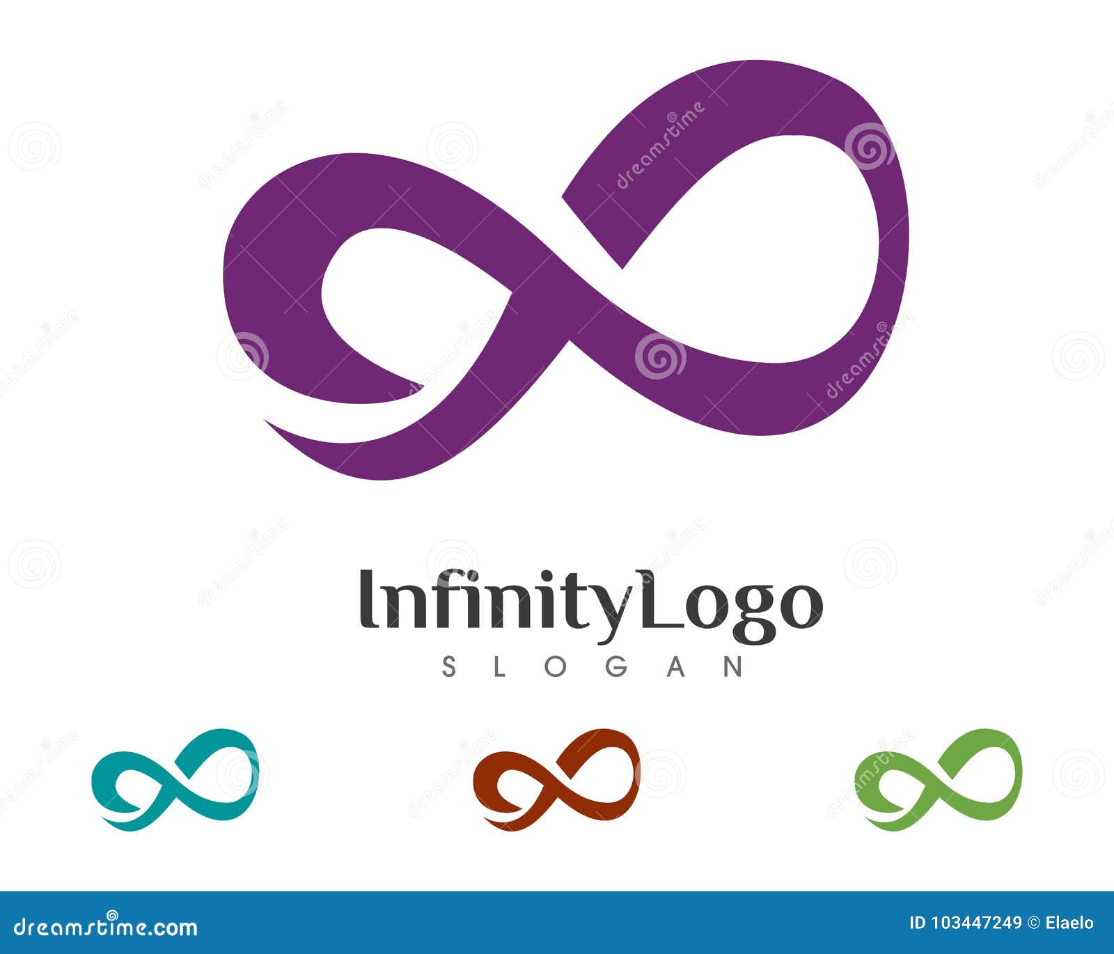 Infinito Logo Template ilustración del vector. Ilustración de forma ...