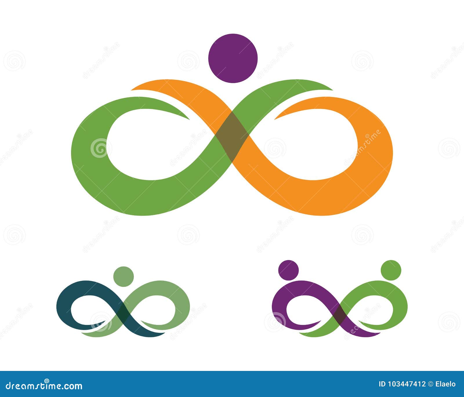 Infinito Logo Template illustrazione vettoriale. Illustrazione di ...
