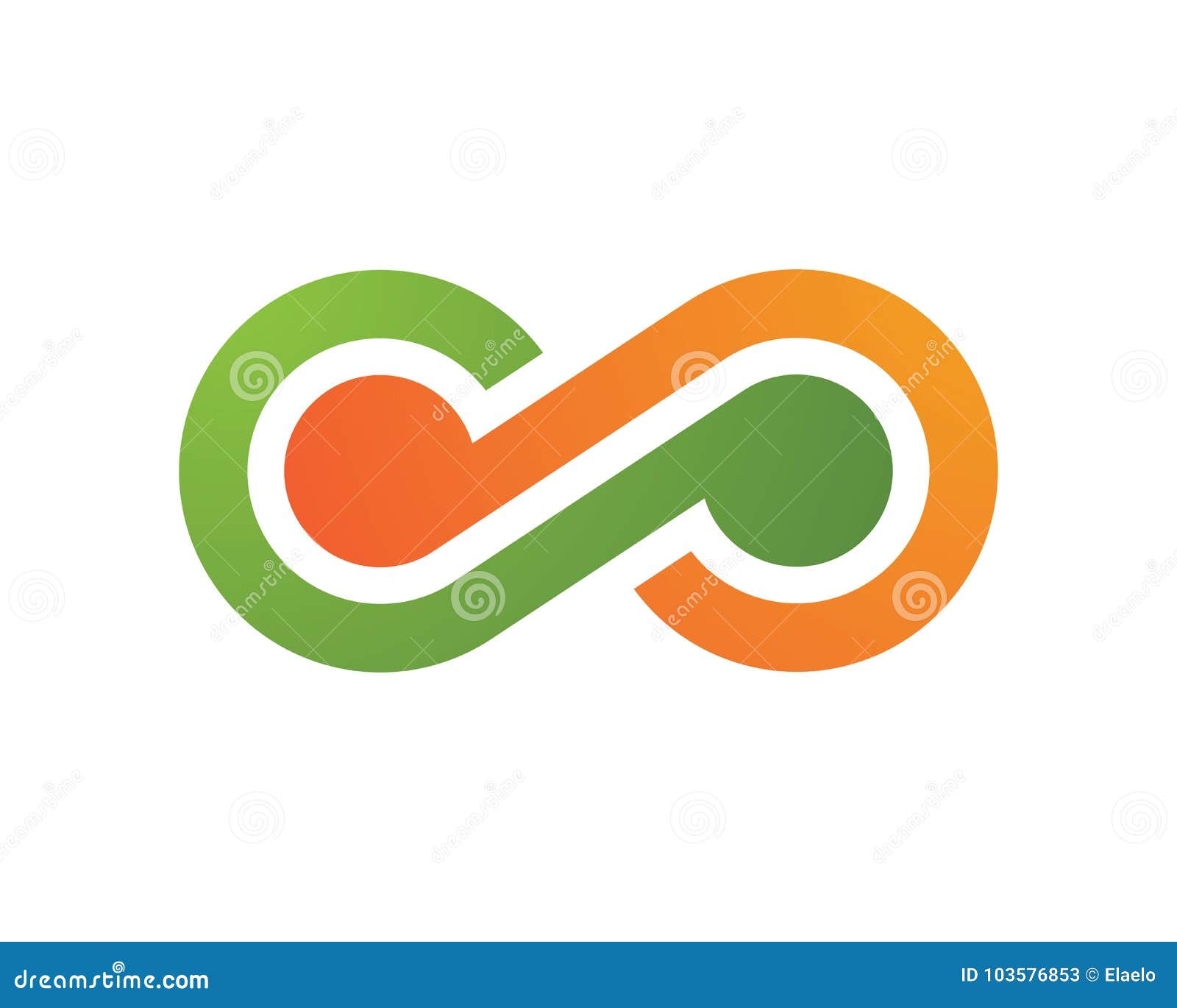 Infinito Logo Template ilustración del vector. Ilustración de programa ...