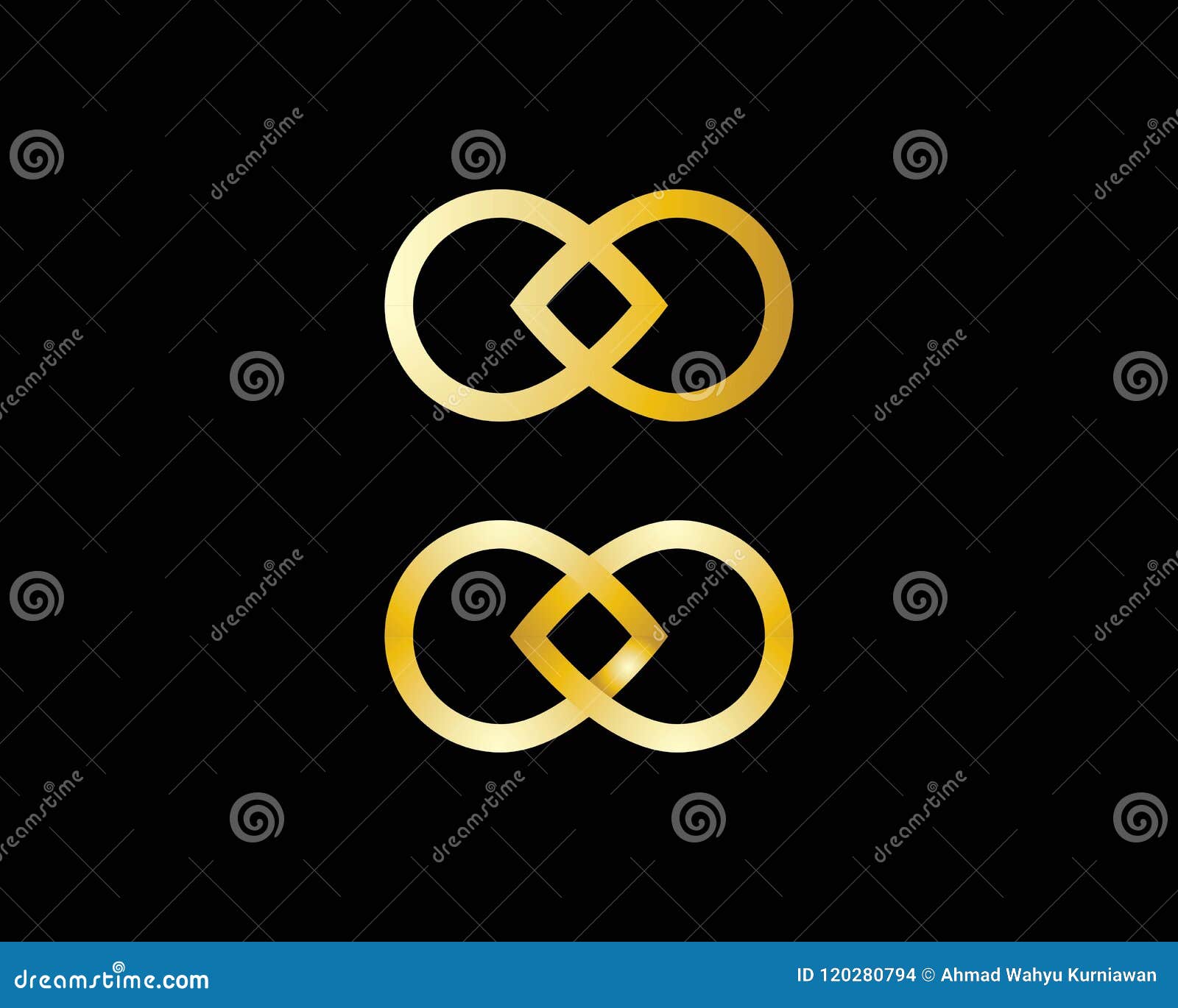 Infinito Logo Template ilustración del vector. Ilustración de concepto ...