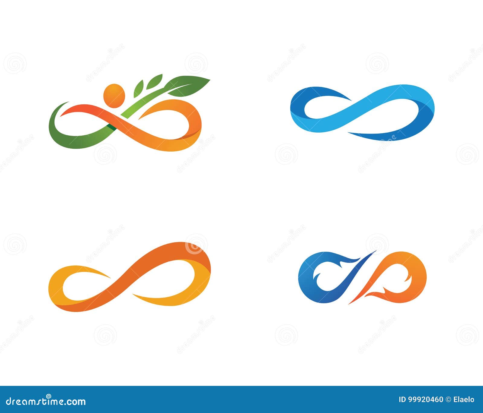 Infinito Logo Template ilustración del vector. Ilustración de insignia ...