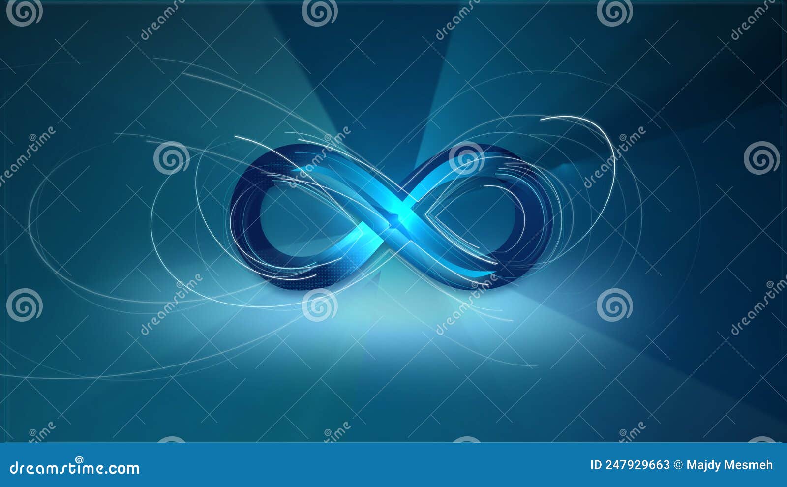 Infinity Abstract Illustrator Design Stock Illustration - Illustration ...