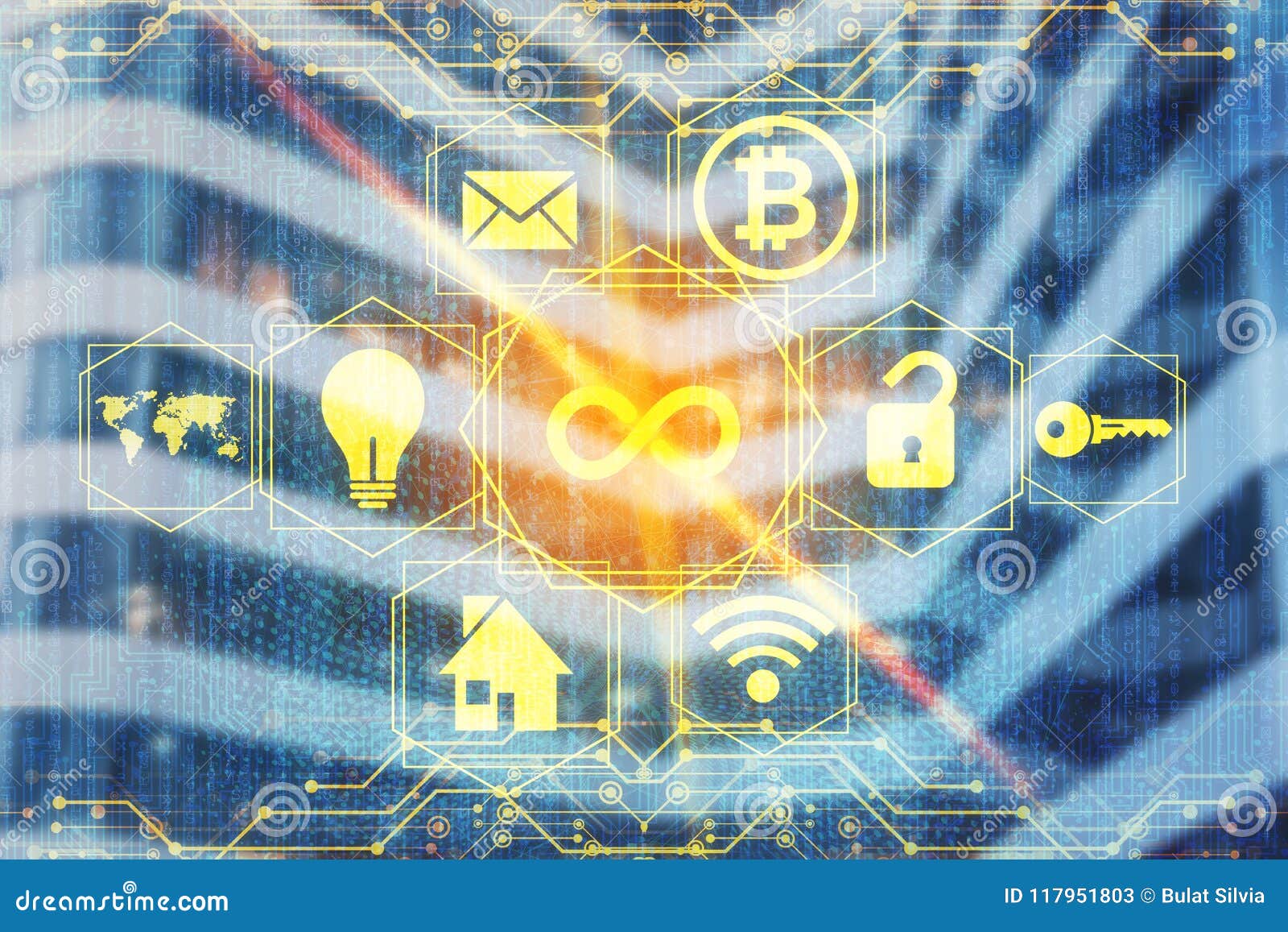 Infinity access stock image. Image of internet, eternity - 117951803