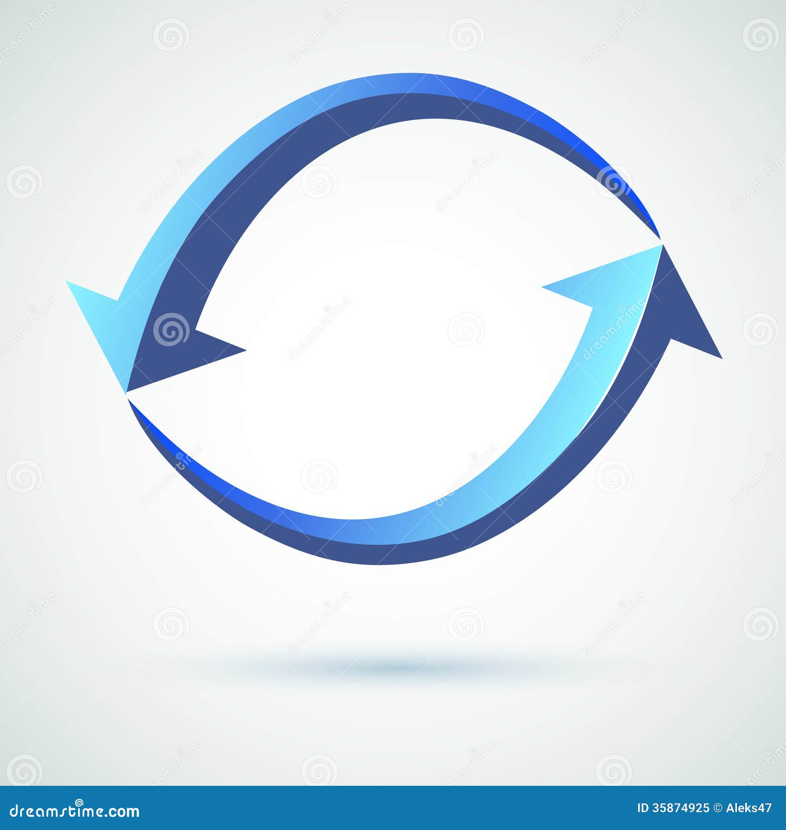 Infinity Arrow Infographic. 2 Step Options Template, Scheme, Diagram ...