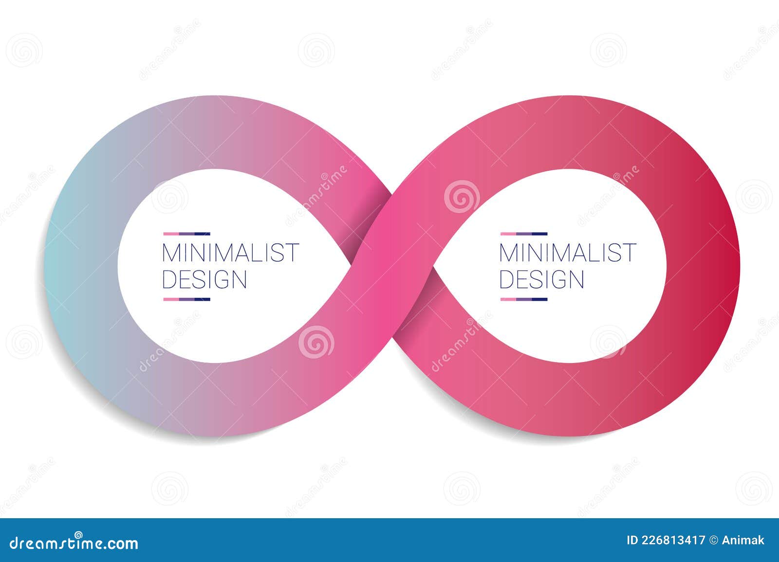 Infinity Arrows Infographic. 2 Step Options Template, Scheme, Diagram ...