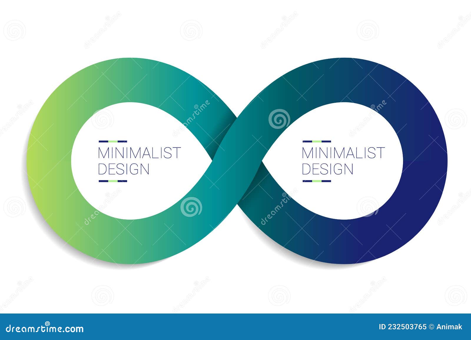 Infinity Arrows Infographic. 2 Step Options Template, Scheme, Diagram ...