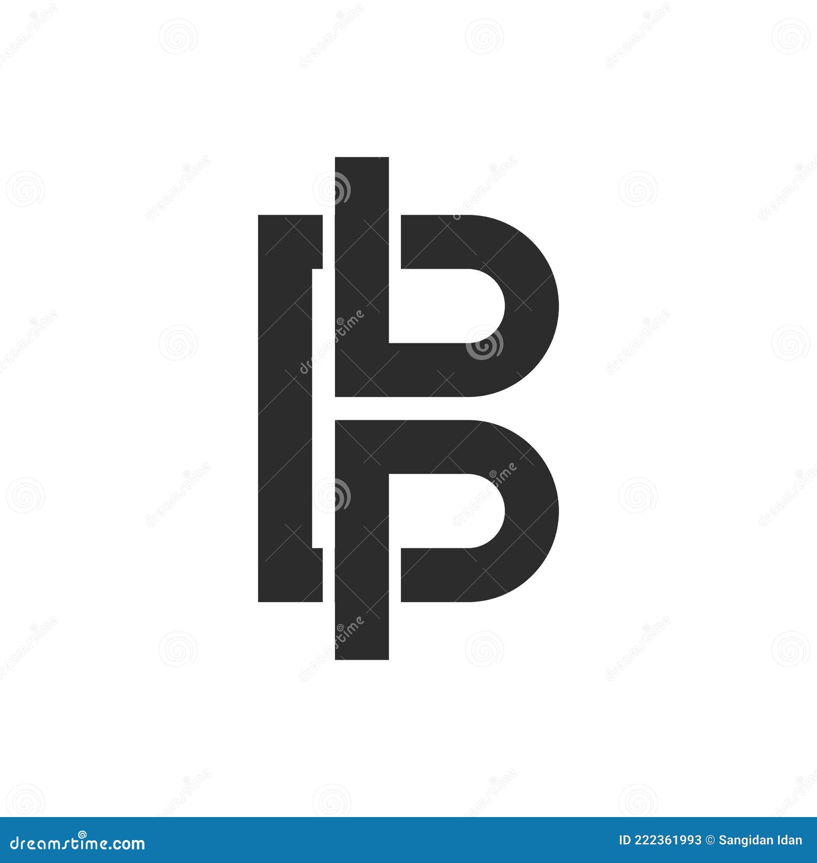 Infinity B Letter Icon Design Vector Illustration Stock Vector ...