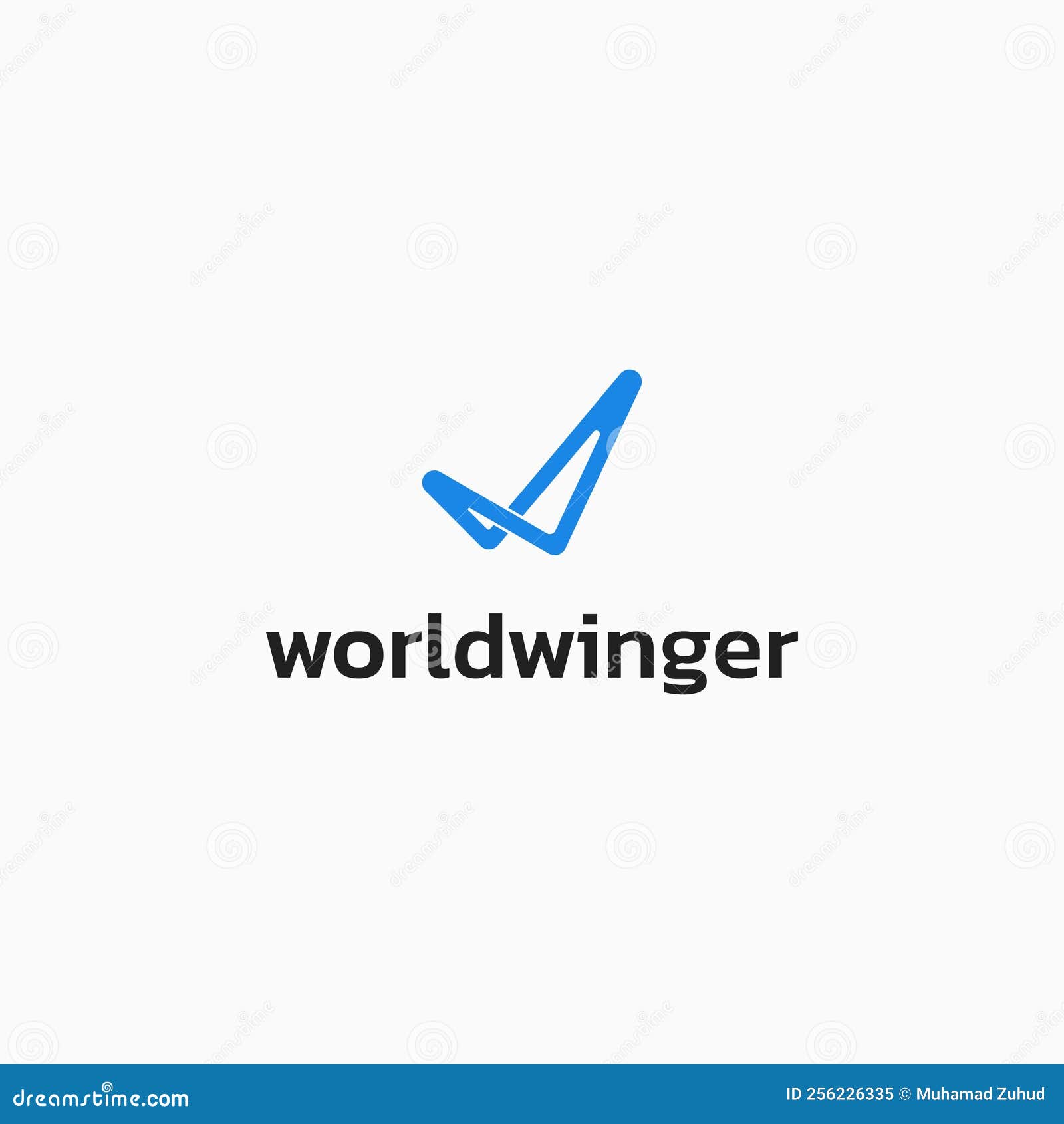 Infinity Bird Wings Abstract Logo Design Stock Vector - Illustration of ...