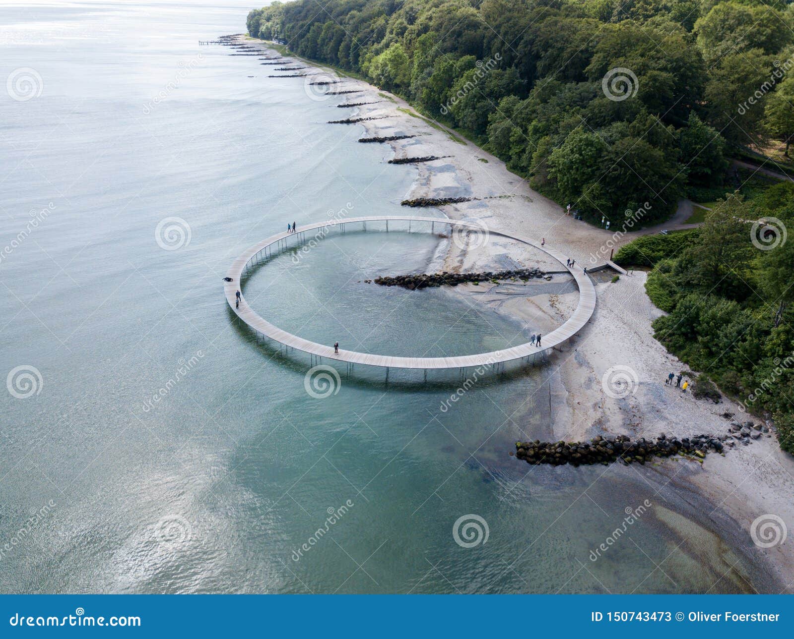 The Infinity Bridge in Aarhus, Denmark Editorial Stock Photo - Image of ...