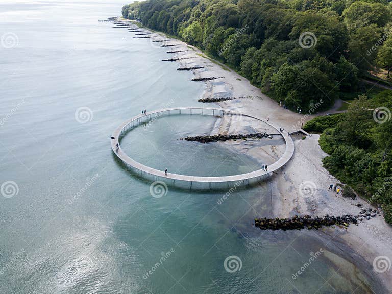 The Infinity Bridge in Aarhus, Denmark Editorial Stock Photo - Image of ...