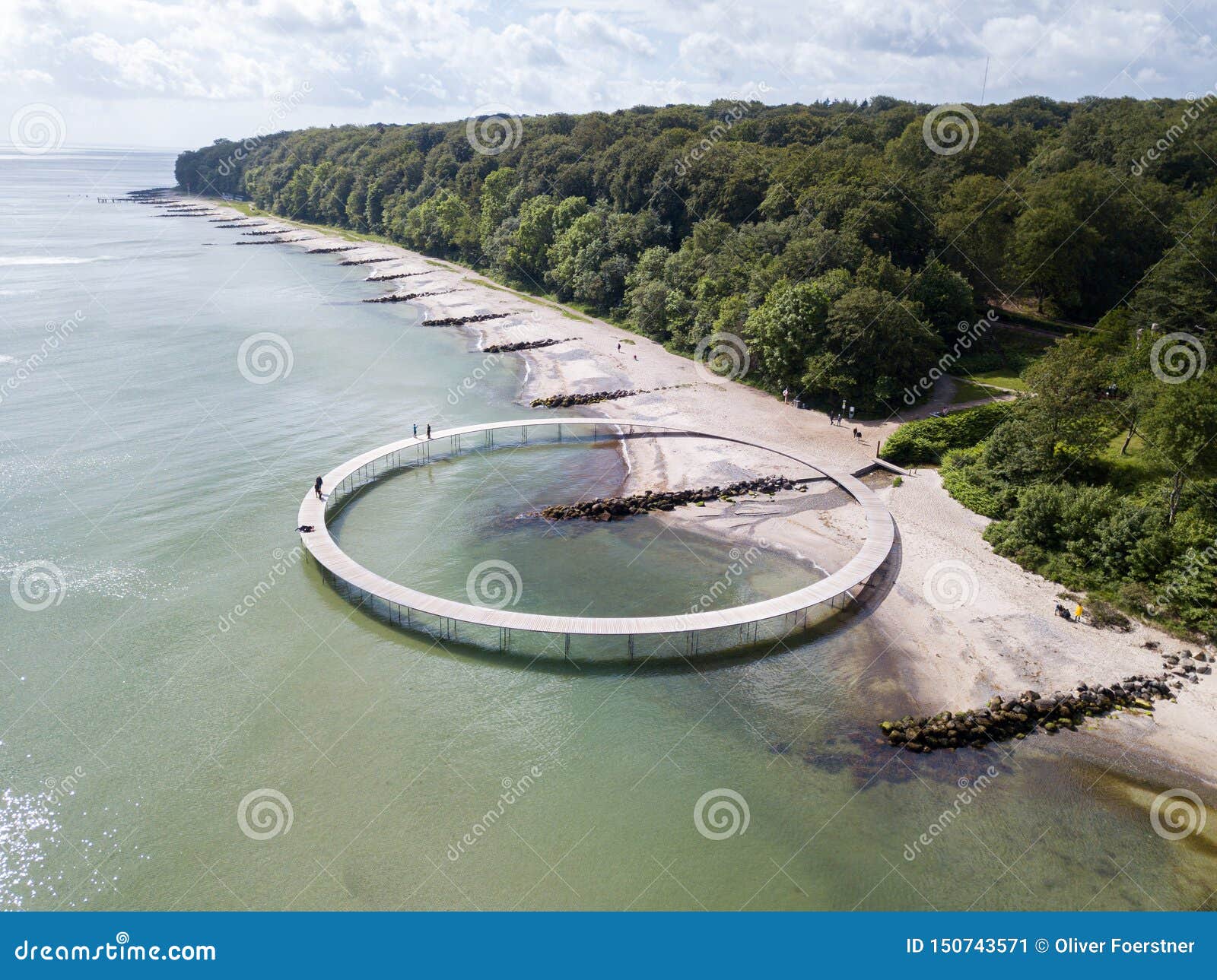 The Infinity Bridge in Aarhus, Denmark Editorial Photo - Image of ...