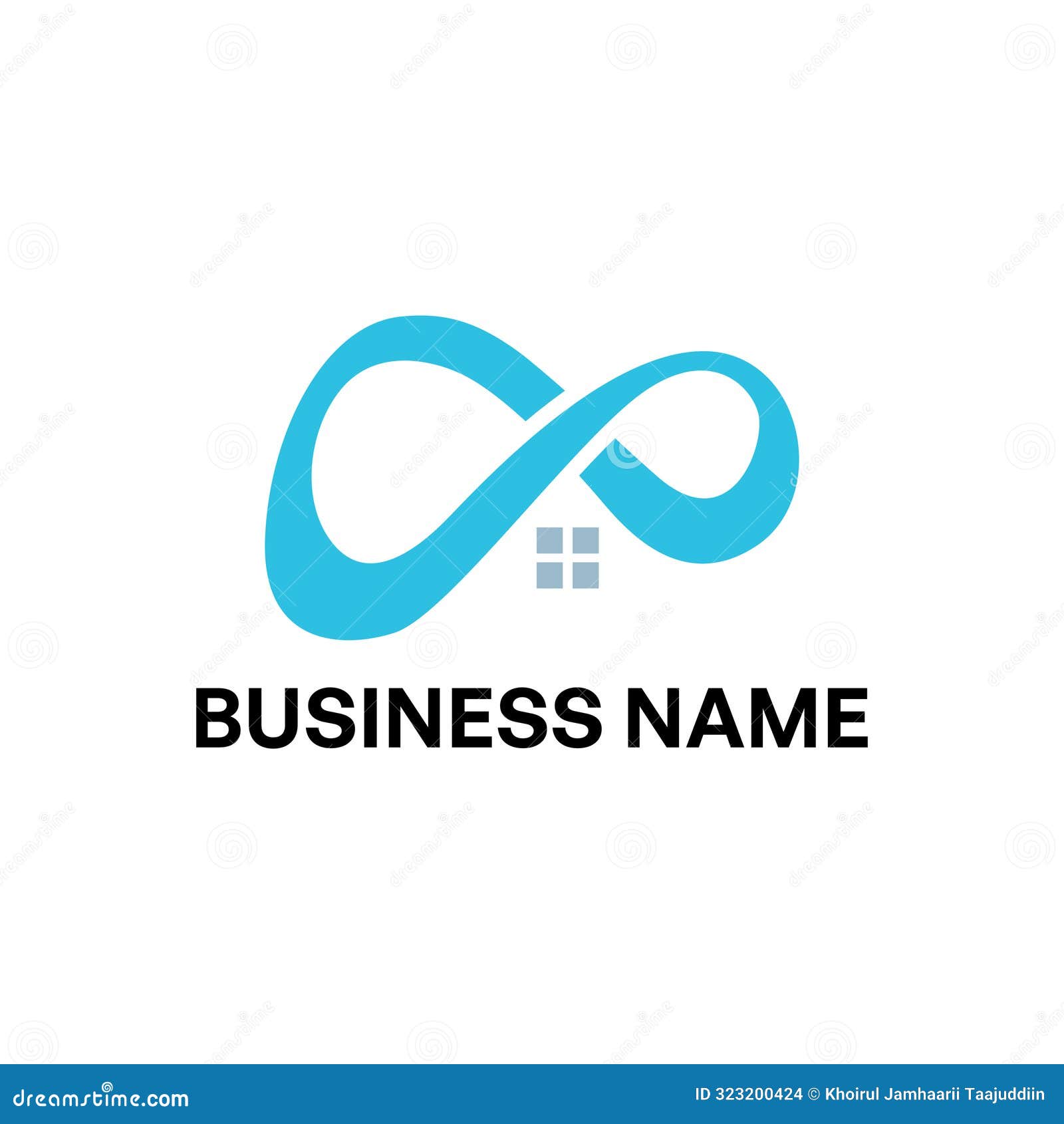 Infinity Home Logo Concept stock vector. Illustration of abstract ...
