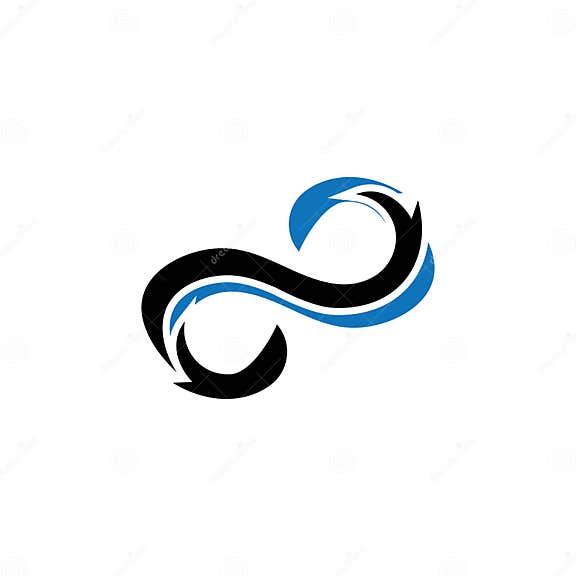 Infinity Business Icon and Symbol Template Stock Vector - Illustration ...