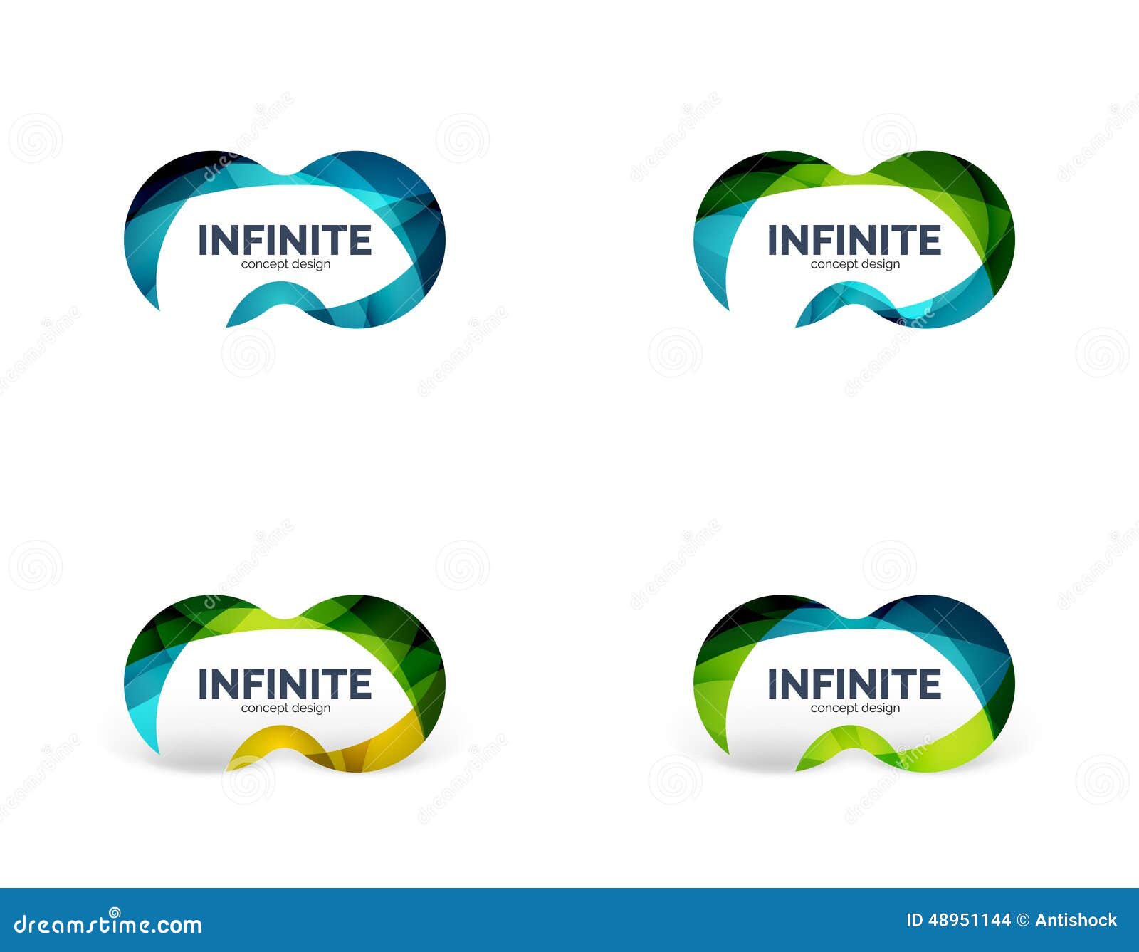 Infinity Business Logo Concept Stock Vector - Illustration of circle ...