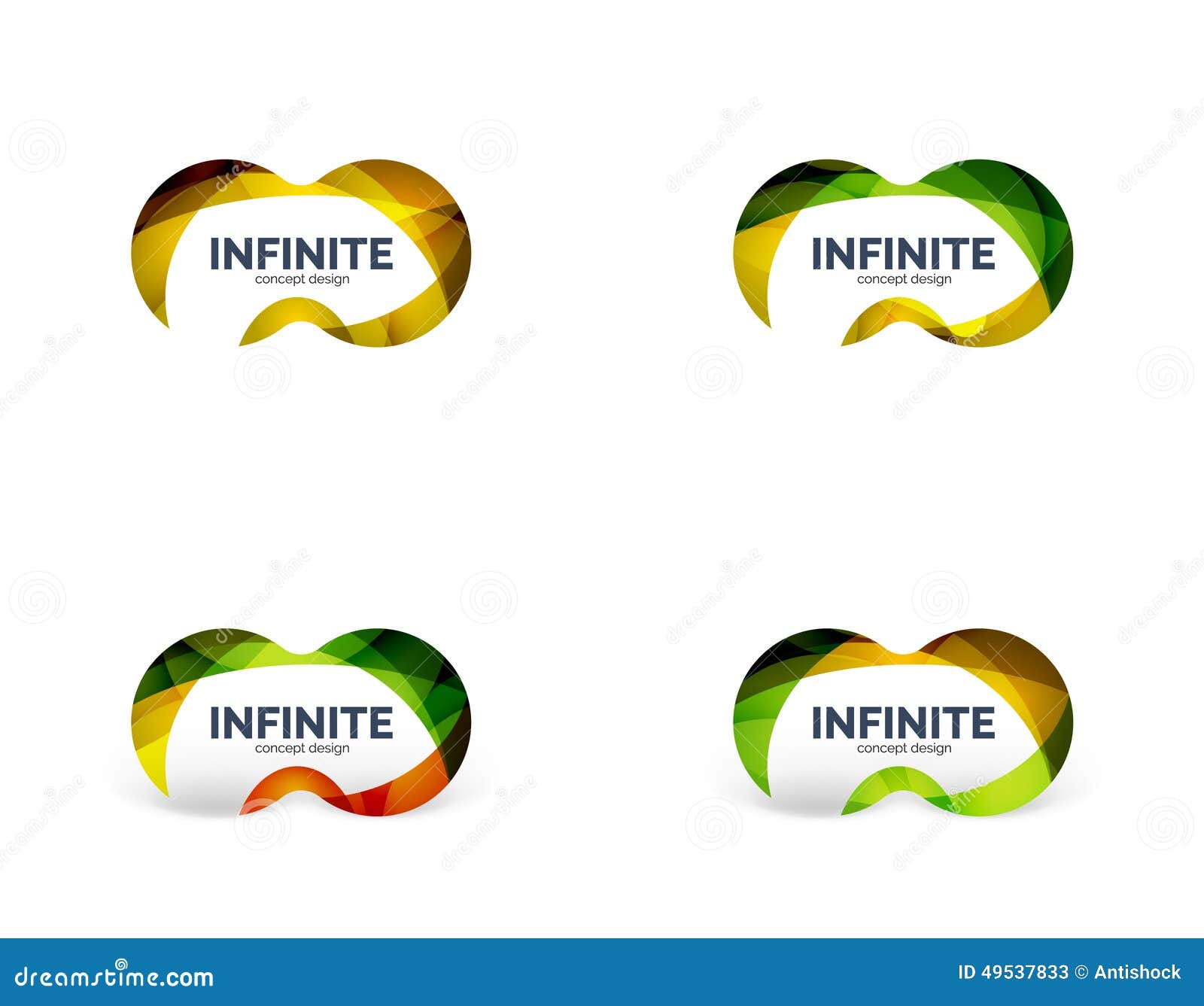Infinity Business Logo Concept Stock Vector - Illustration of looped ...