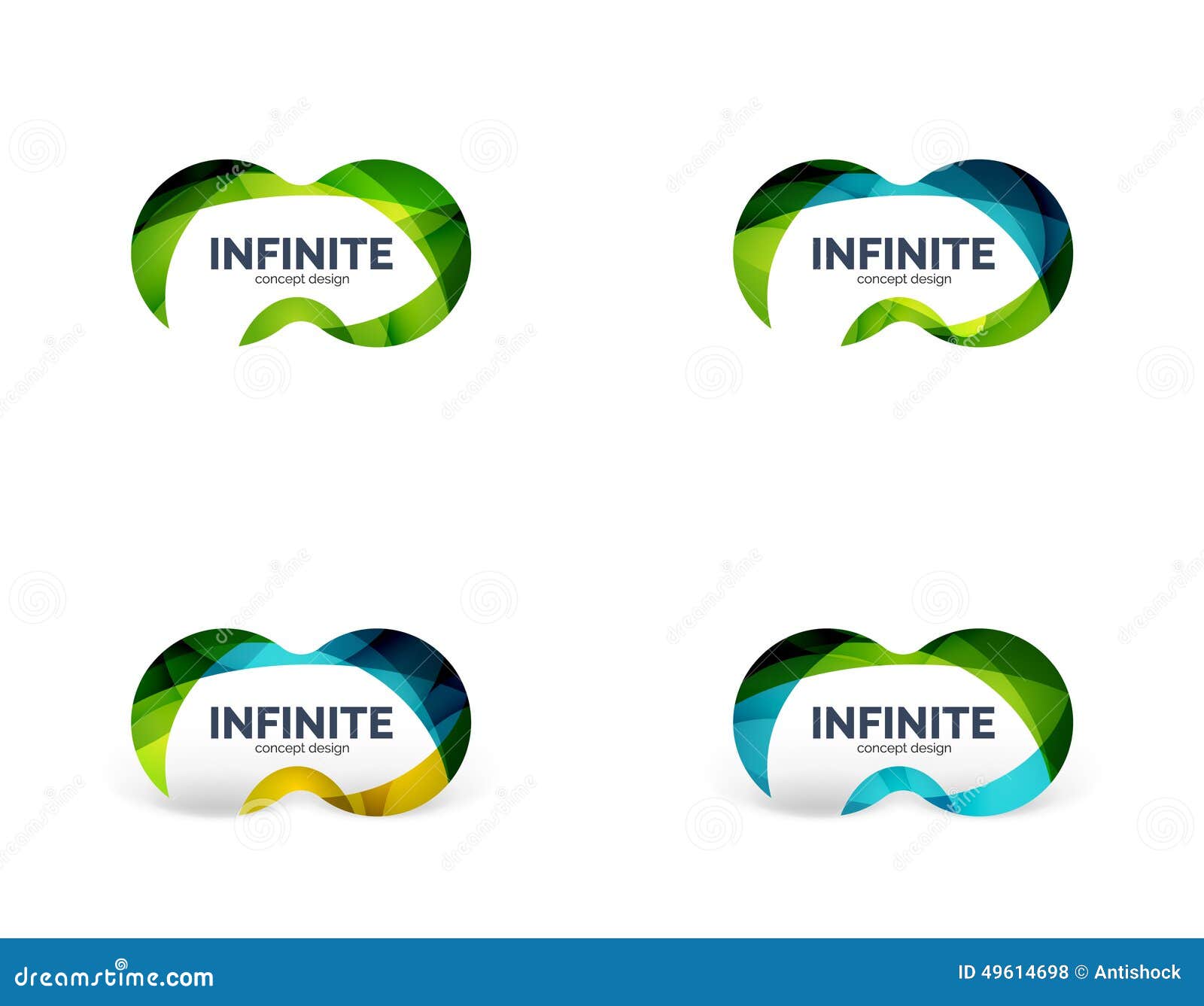 Infinity Business Logo Concept Stock Vector - Illustration of media ...