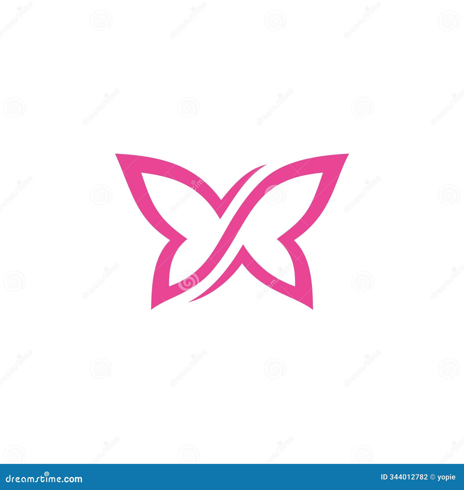 Infinity Butterfly Logo Design Vector Illustration Template Stock ...