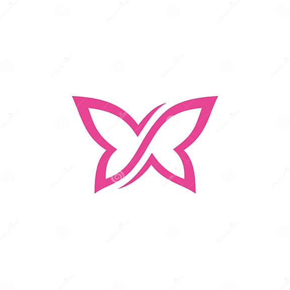 Infinity Butterfly Logo Design Vector Illustration Template Stock ...