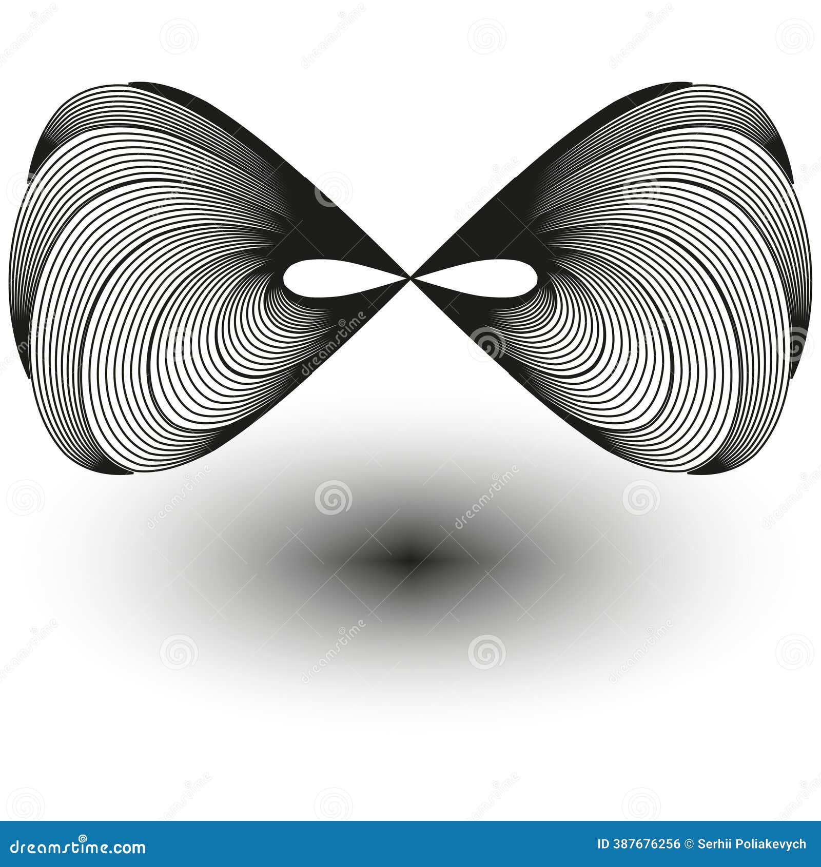 Endless Loop Glowing Neon Infinity Symbol Underlines Eternal ...