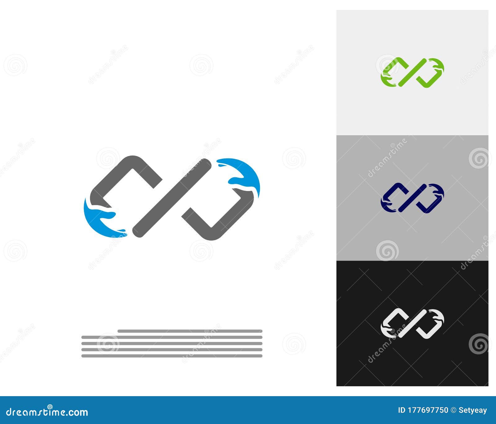 Infinity Care Logo Vector Template, Creative Infinity Logo Design ...