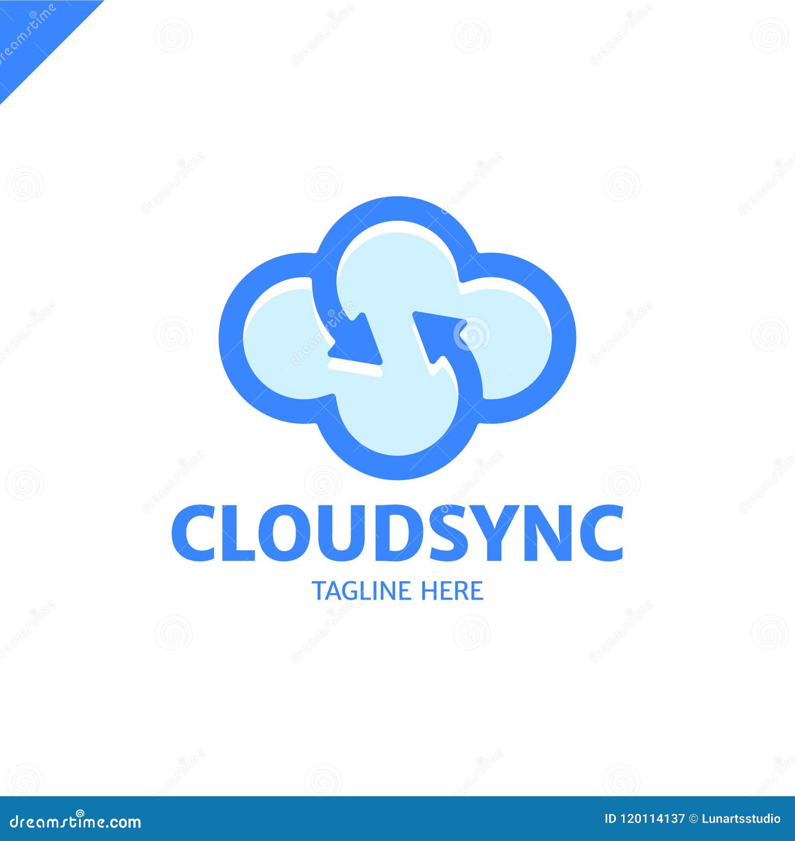 Infinity Cloud Logotype Design Vector. Cloud Letter S Icon Template ...