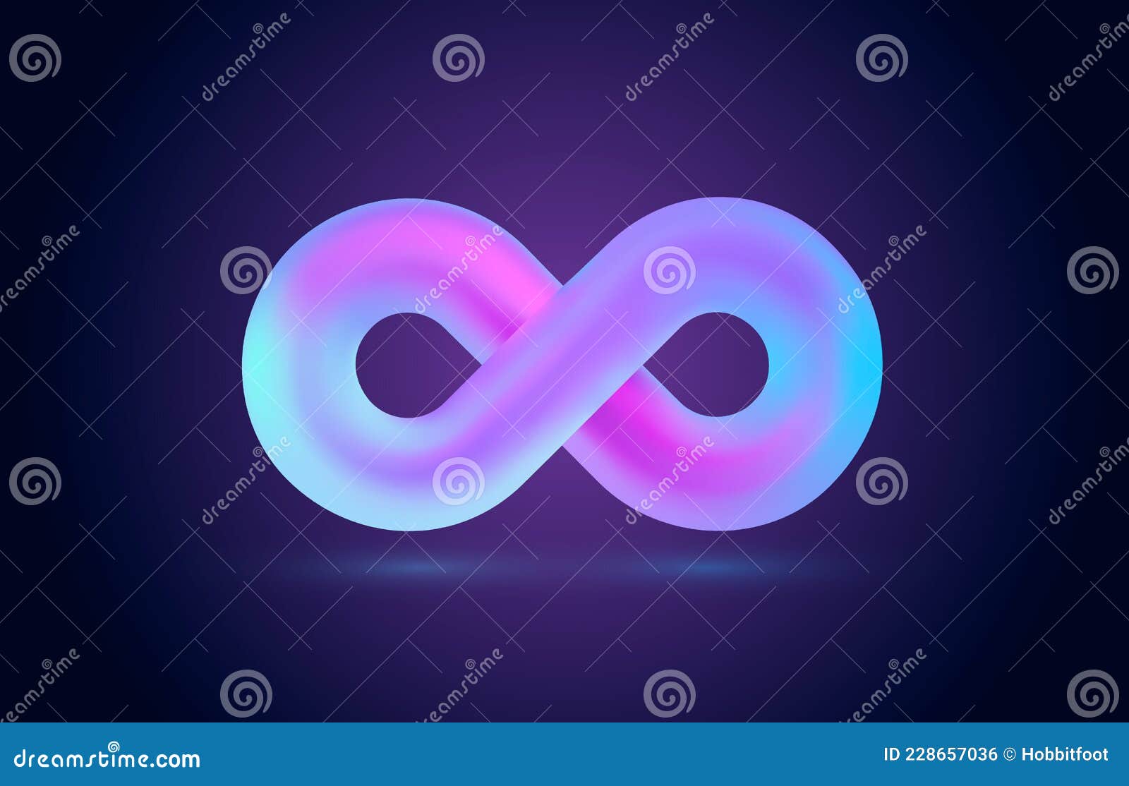 Infinity Color Icon, Sign Element Geometric, Vector Stock Vector ...
