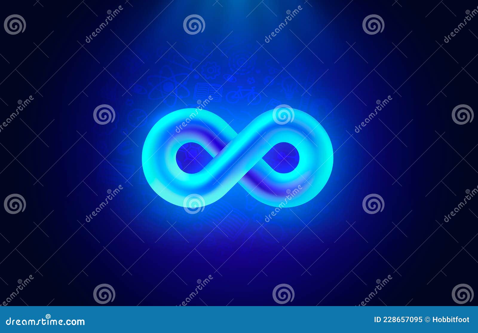Infinity Color Icon, Sign Element Geometric, Vector Stock Vector ...
