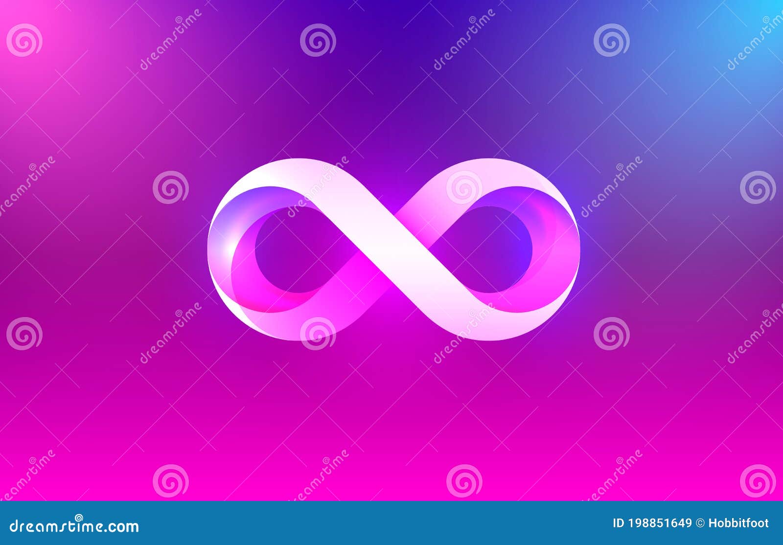 Infinity Color Icon, Sign Element Geometric, Vector Stock Vector ...