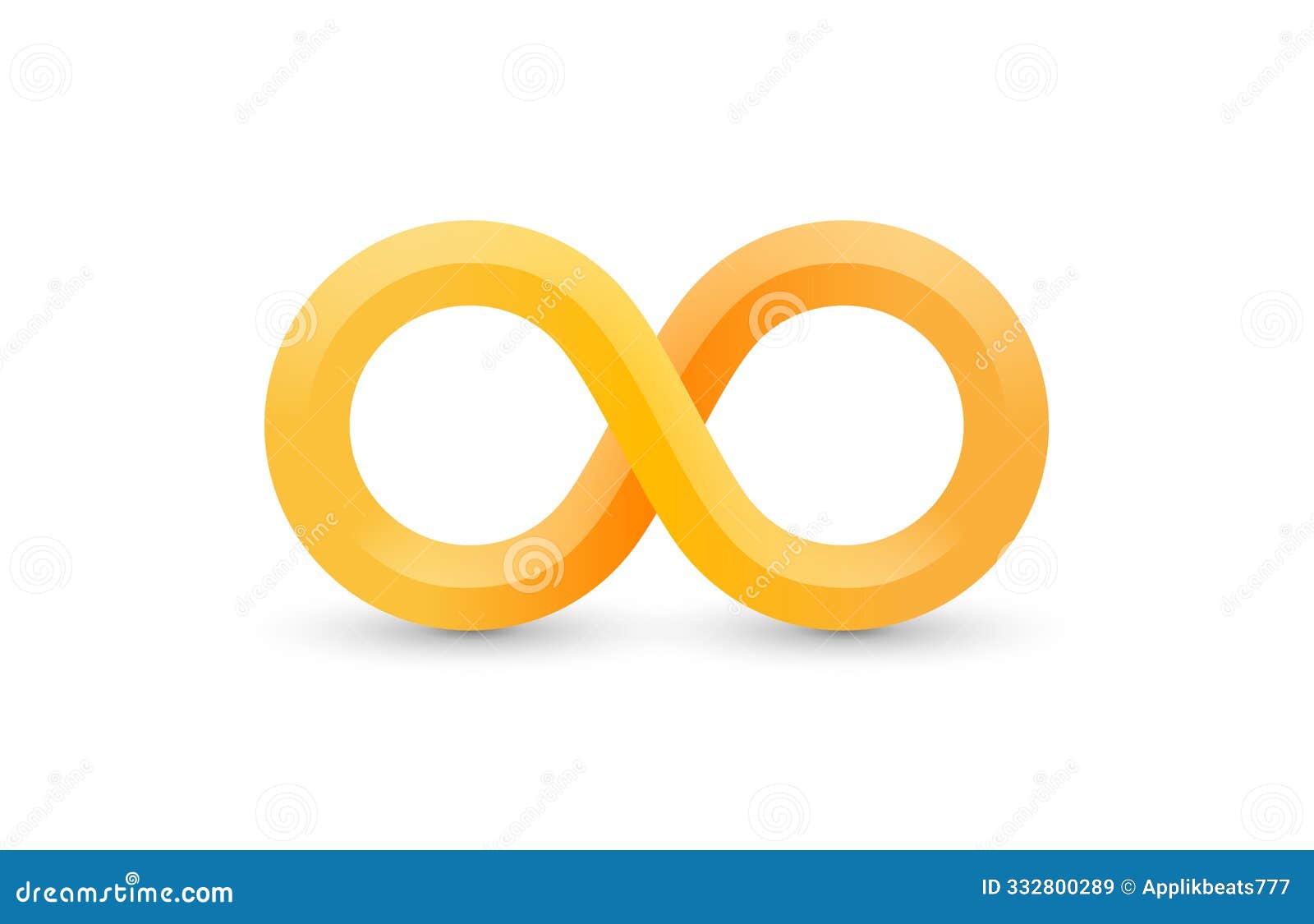 Infinity Color Icon, Sign Element Graphic. Vector Illustration Stock ...
