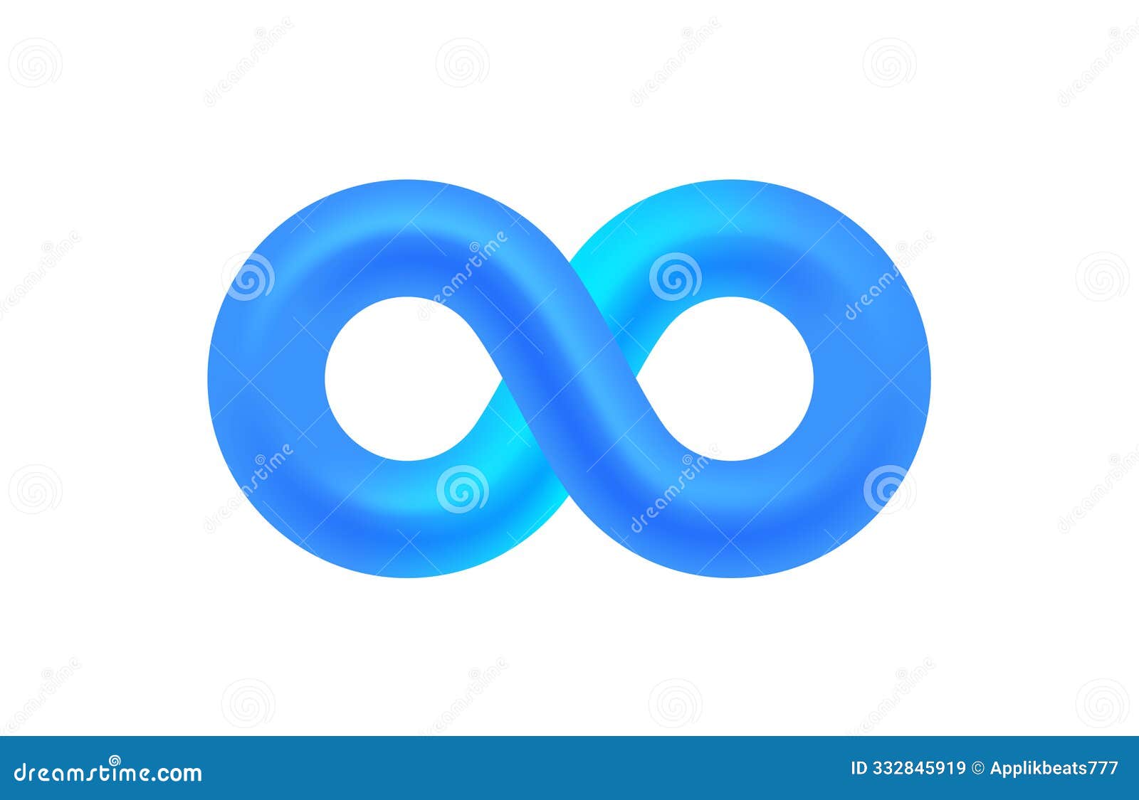 Infinity Color Icon, Sign Element Graphic. Vector Illustration Stock ...