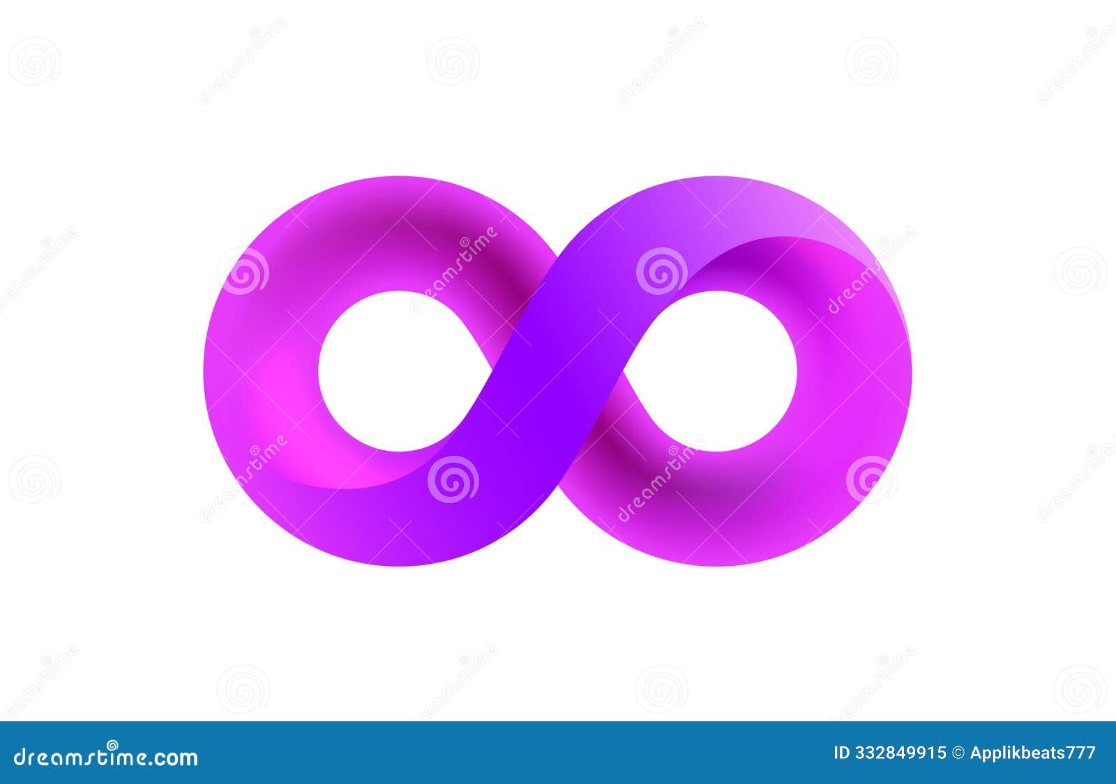 Infinity Color Icon, Sign Element Graphic. Vector Illustration Stock ...
