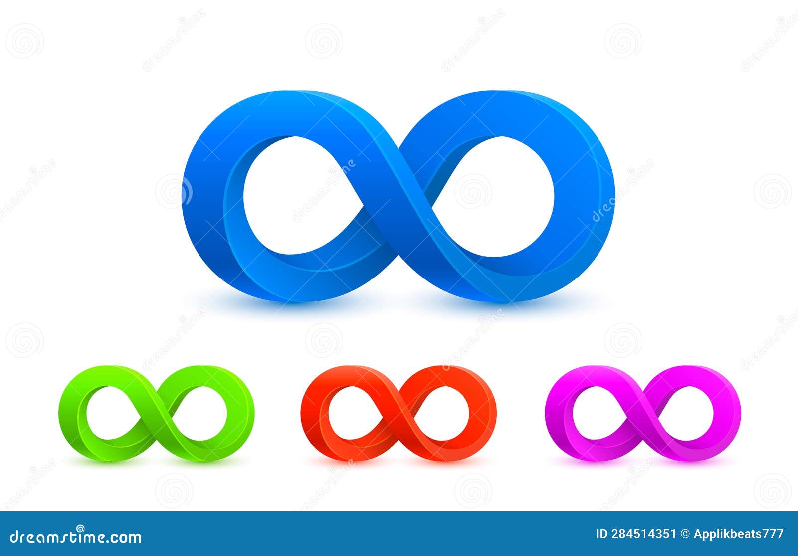 Infinity Color Icon, Sign Element Graphic, Vector Stock Vector ...