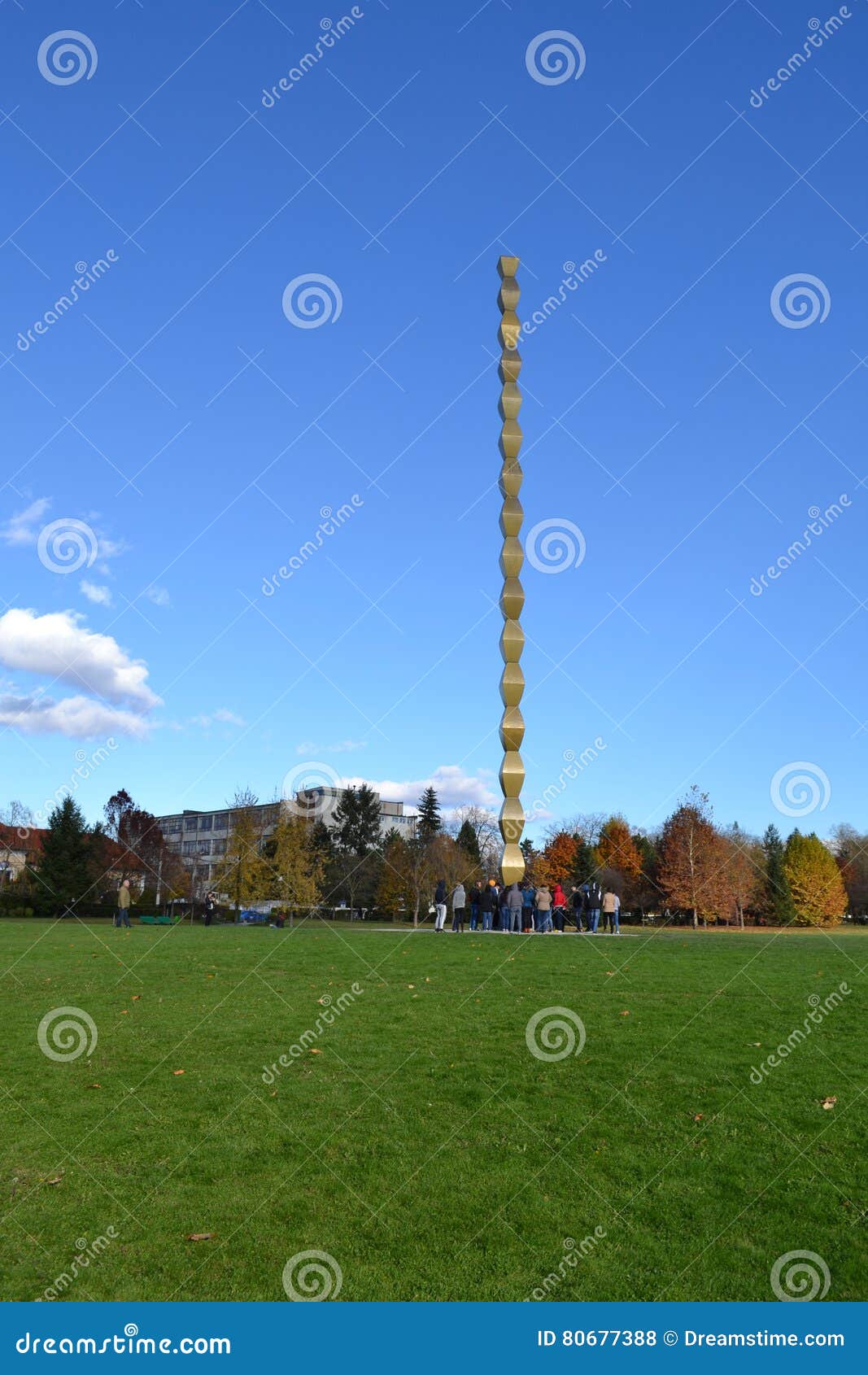Infinity Column - Constantin Brancusi Masterpiece. It Is A Sculpture ...
