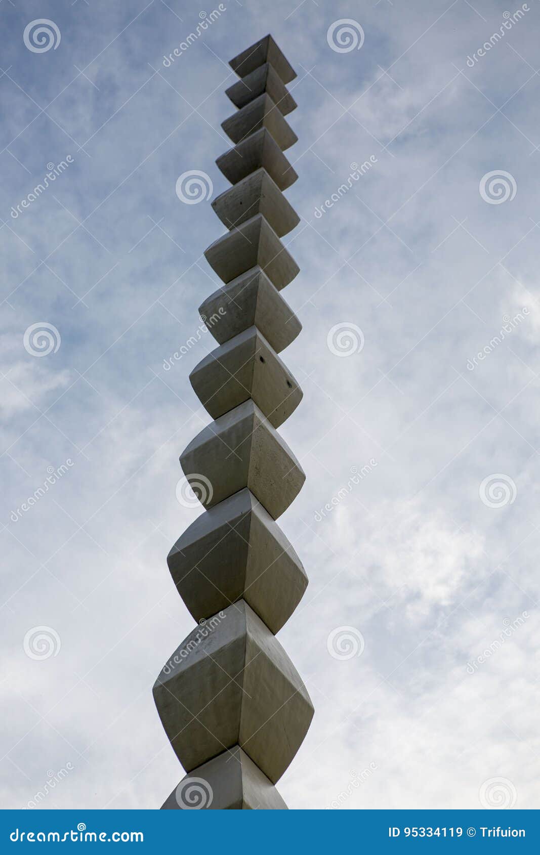 Infinity Column - Constantin Brancusi Masterpiece. It Is A Sculpture ...