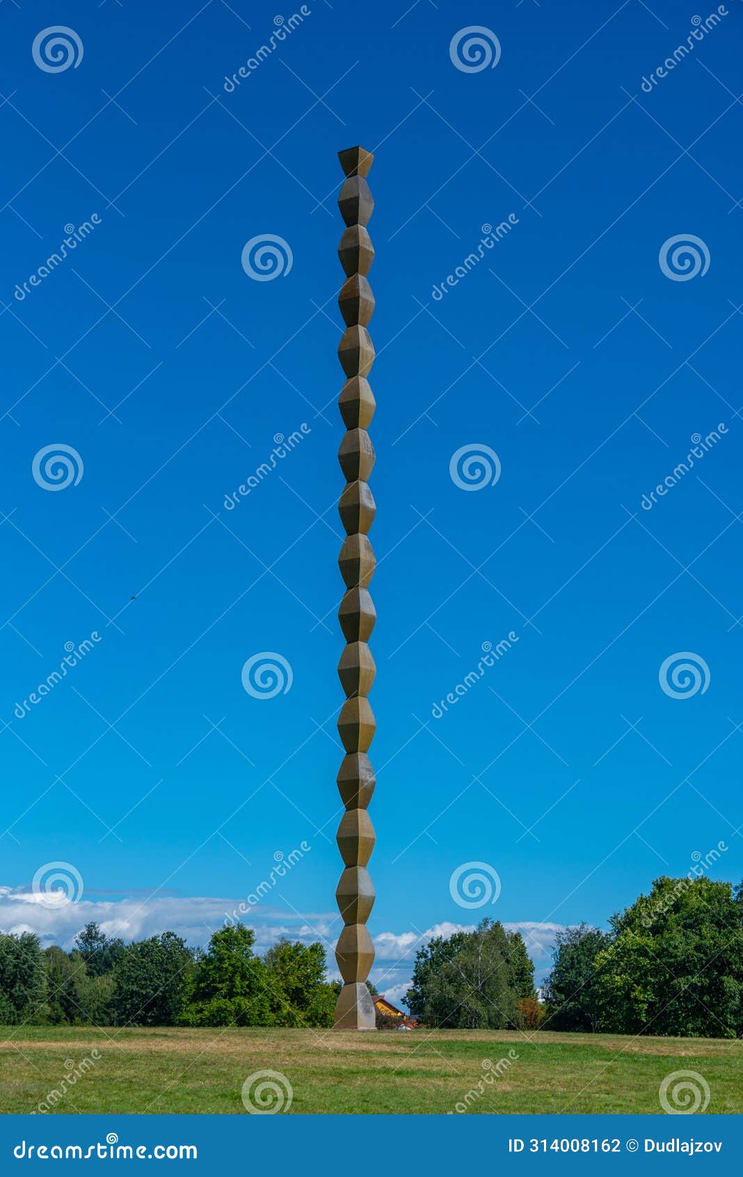 Infinity Column in Romanian Town Targu Jiu Stock Photo - Image of ...