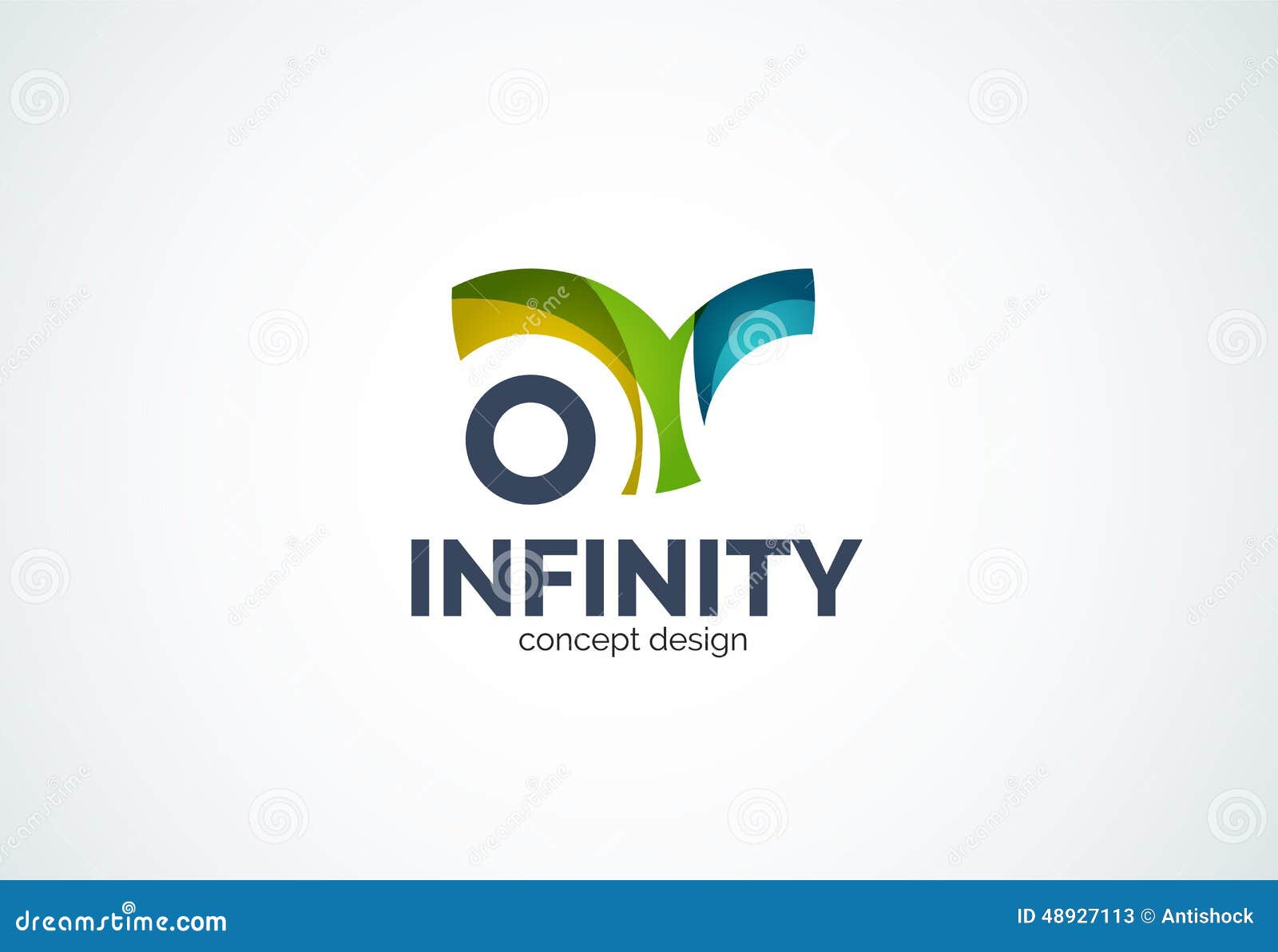 Infinity company logo icon stock vector. Illustration of ring - 48927113