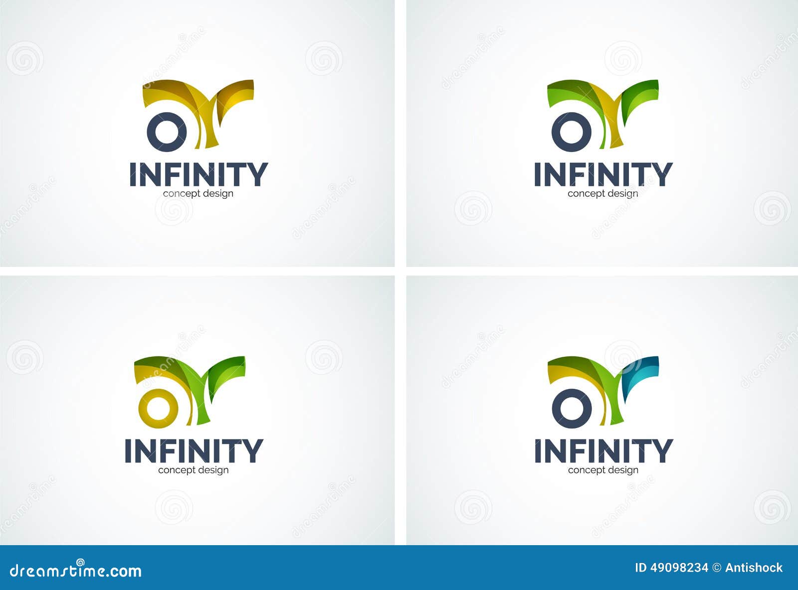 Infinity company logo icon stock vector. Illustration of modern - 49098234
