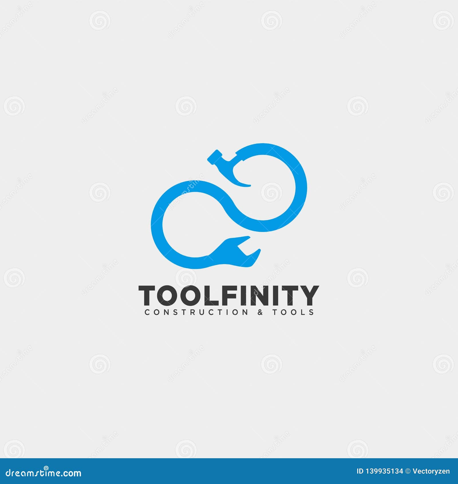 Infinity Construction Tools Logo Template Vector Illustration Icon ...