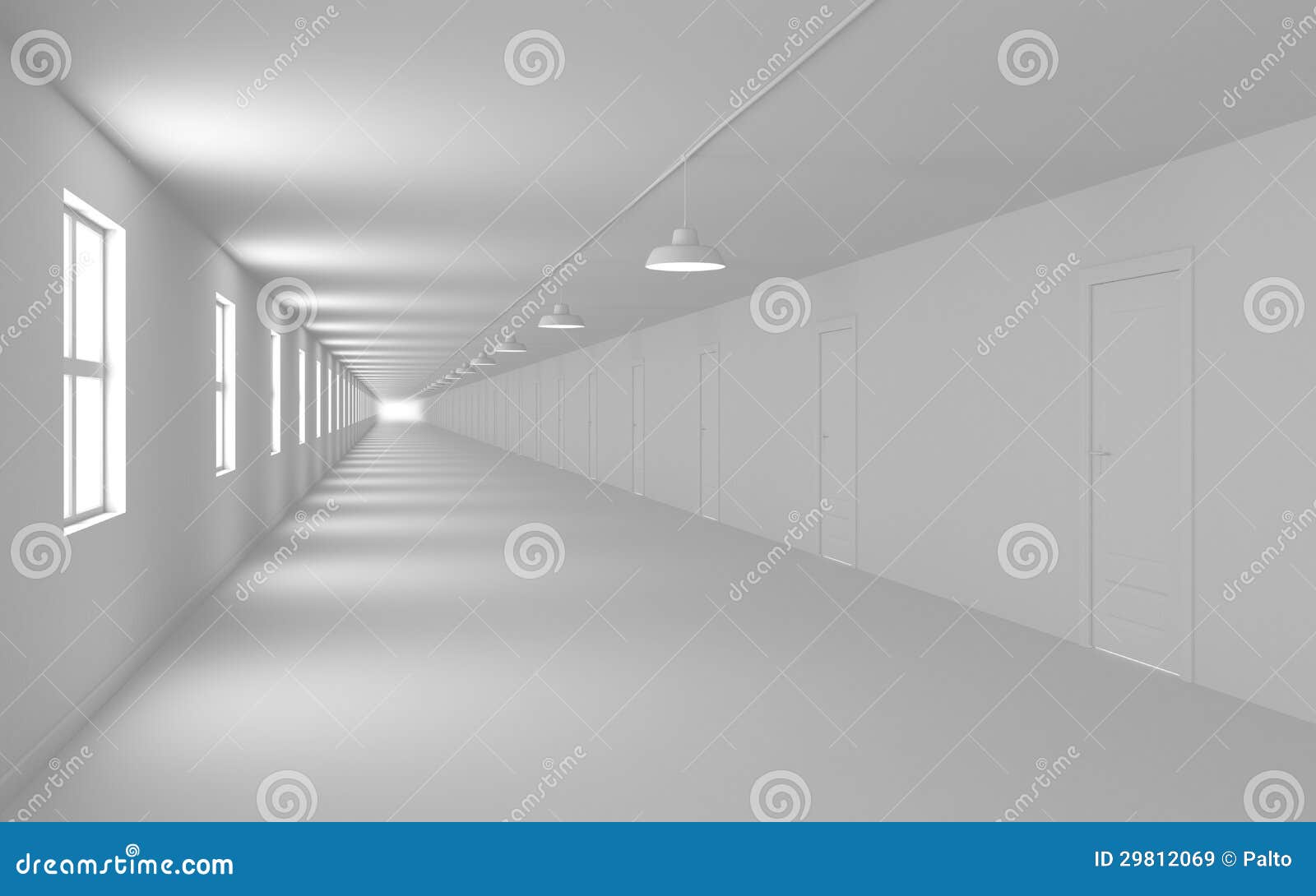 Infinity corridor stock illustration. Illustration of design - 29812069