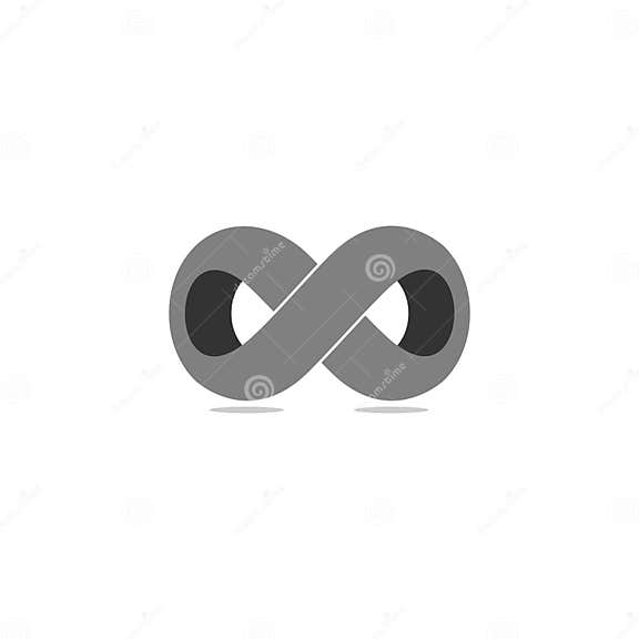 Infinity Curves Overlapping 3d Design Symbol Logo Vector Stock Vector ...