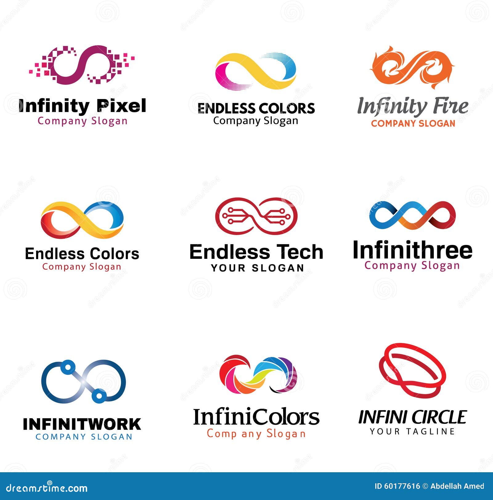 Infinity Design Illustration Stock Vector - Illustration of wire, pixel ...