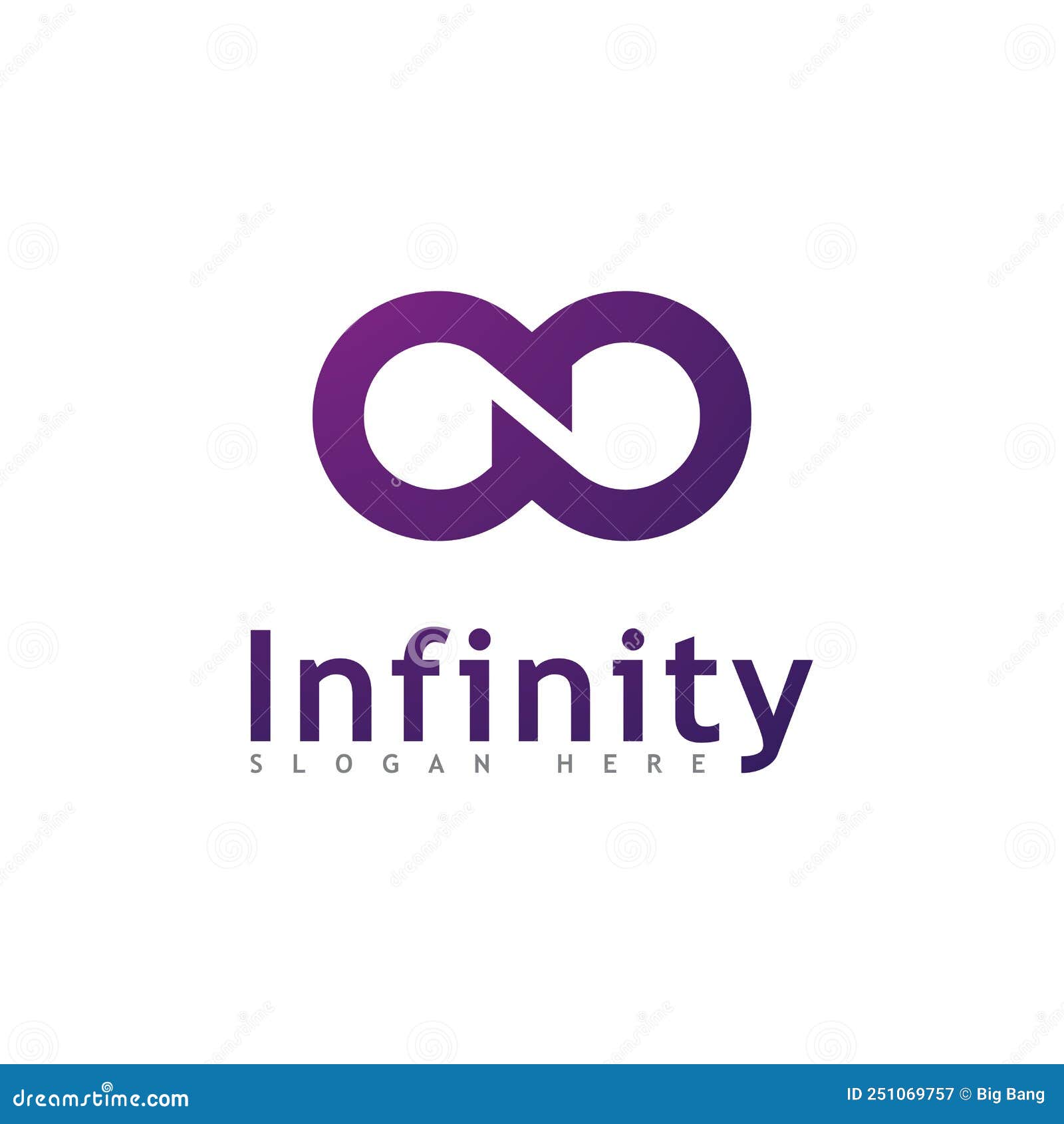 Infinity Design Vector stock vector. Illustration of sign - 251069757