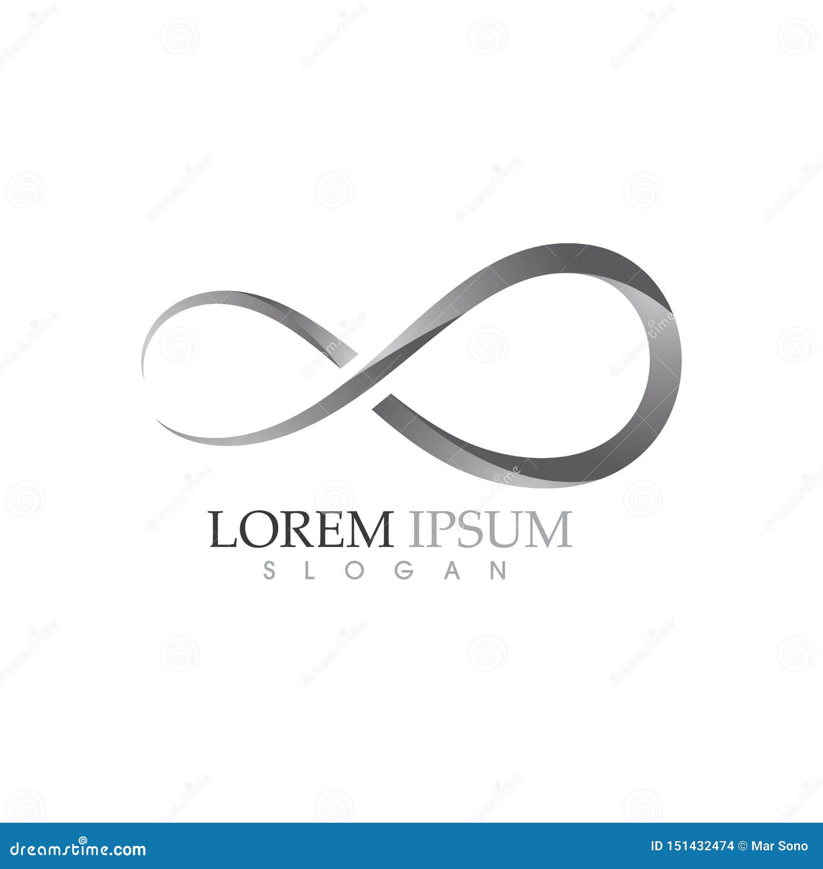 Infinity Design Vector stock vector. Illustration of illusion - 151432474