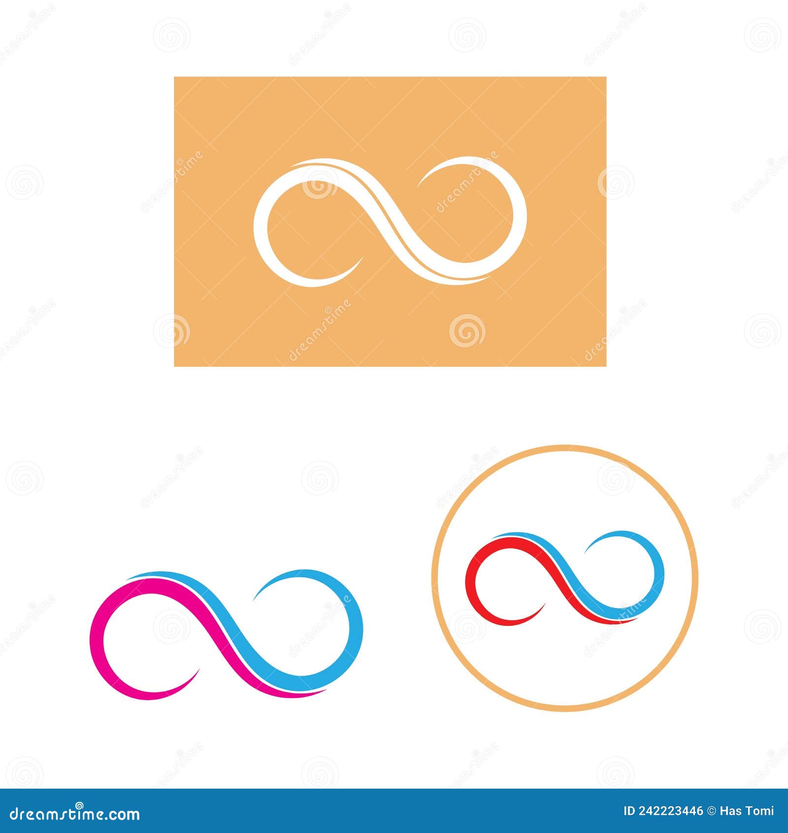 Infinity Design Vector Icon Illustration Logo Template Symbol Stock ...